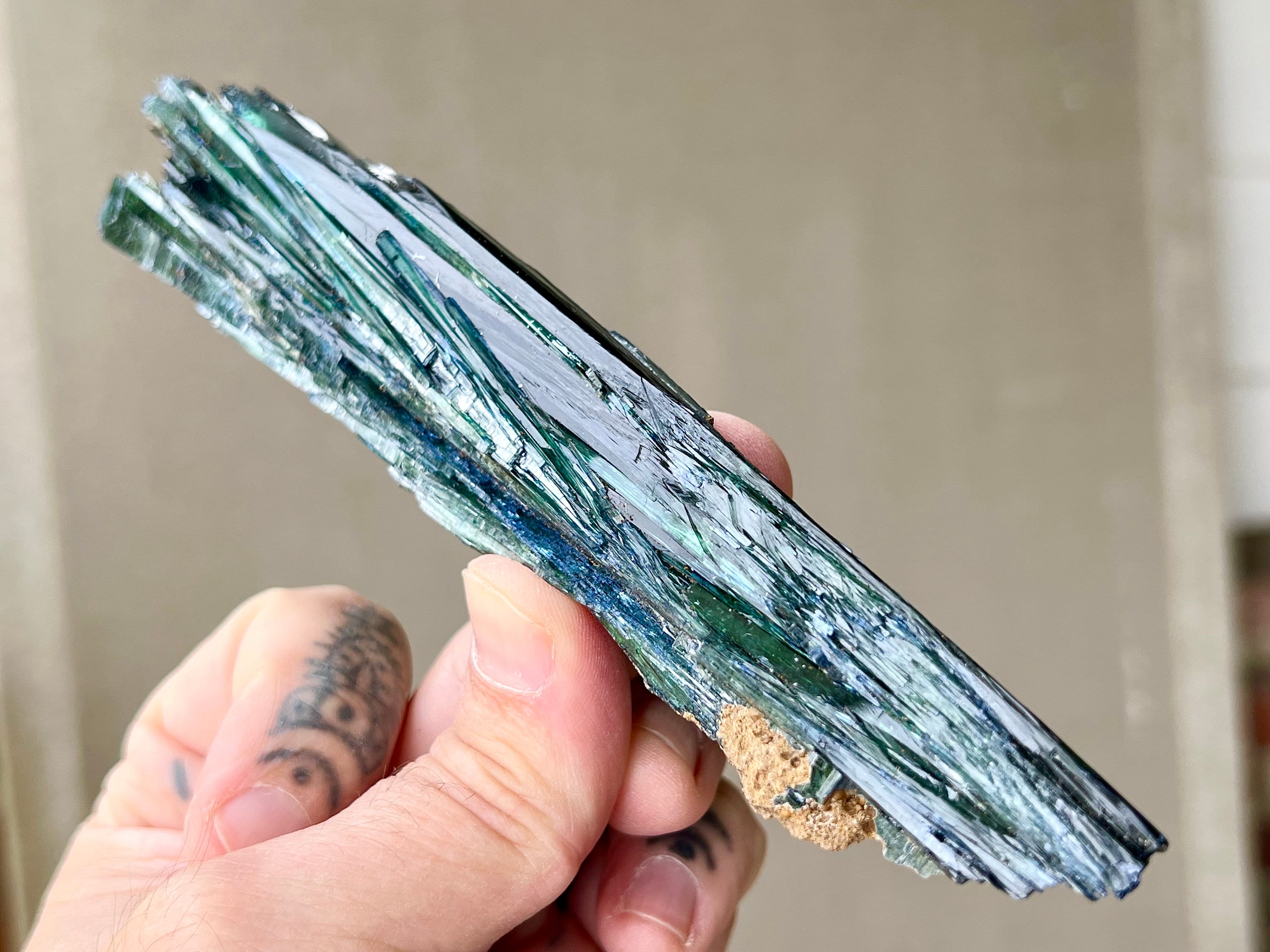 Brazilian Vivianite Crystal, 109g, 6.5, New Find, Beautiful Deep Blue ...