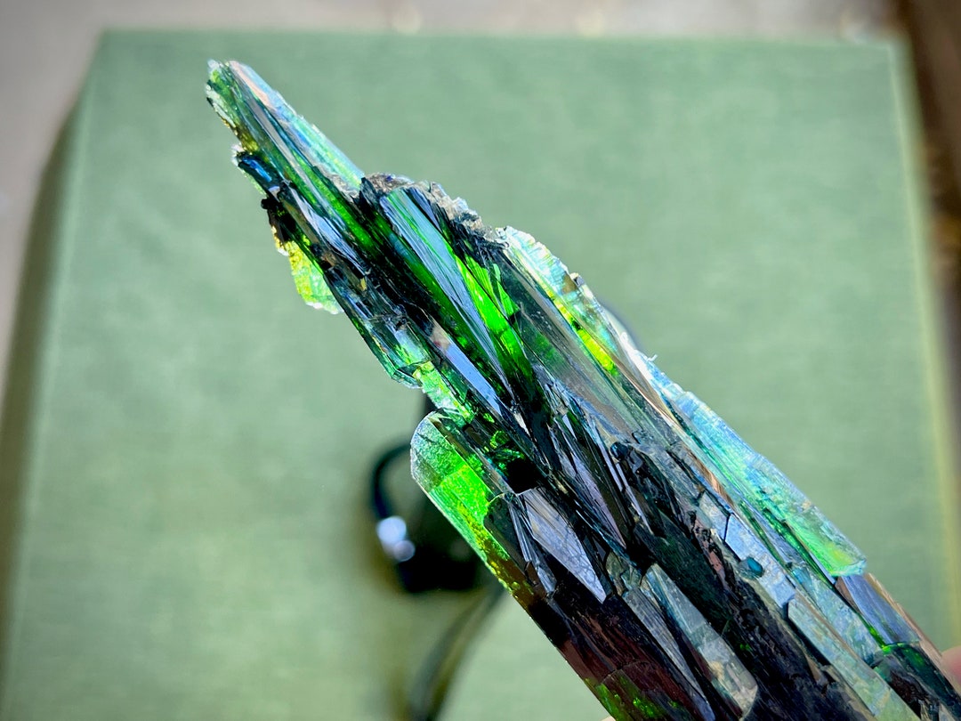 6 Brazilian Vivianite Crystal With Vibrant Green Hue and - Etsy