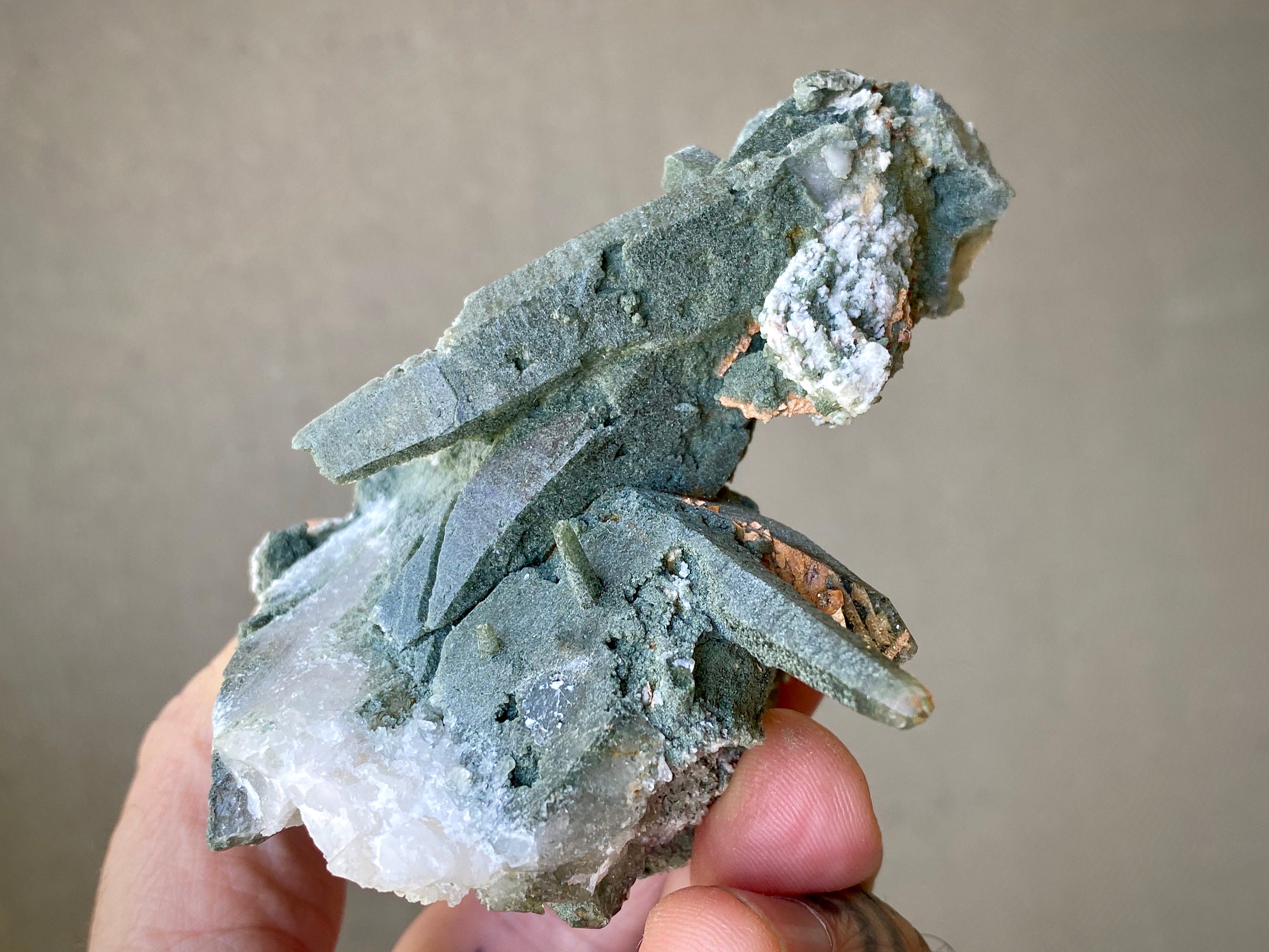 Himalayan Quartz Crystal, Rare Find, Nepal Quartz with Green Chlorite ...