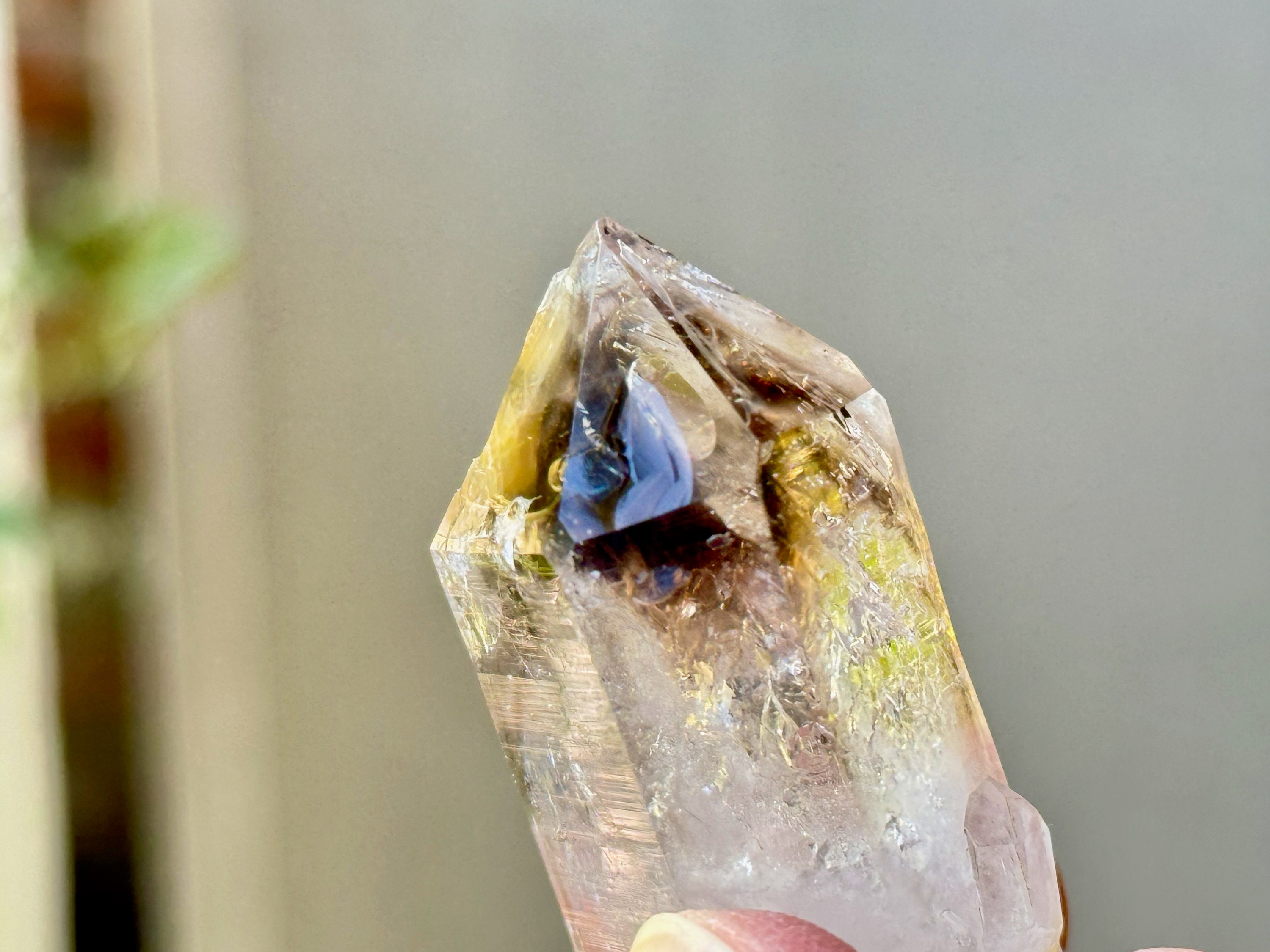 Smoky Enhydro Quartz with Multiple Active Enhydros from The Goboboseb ...