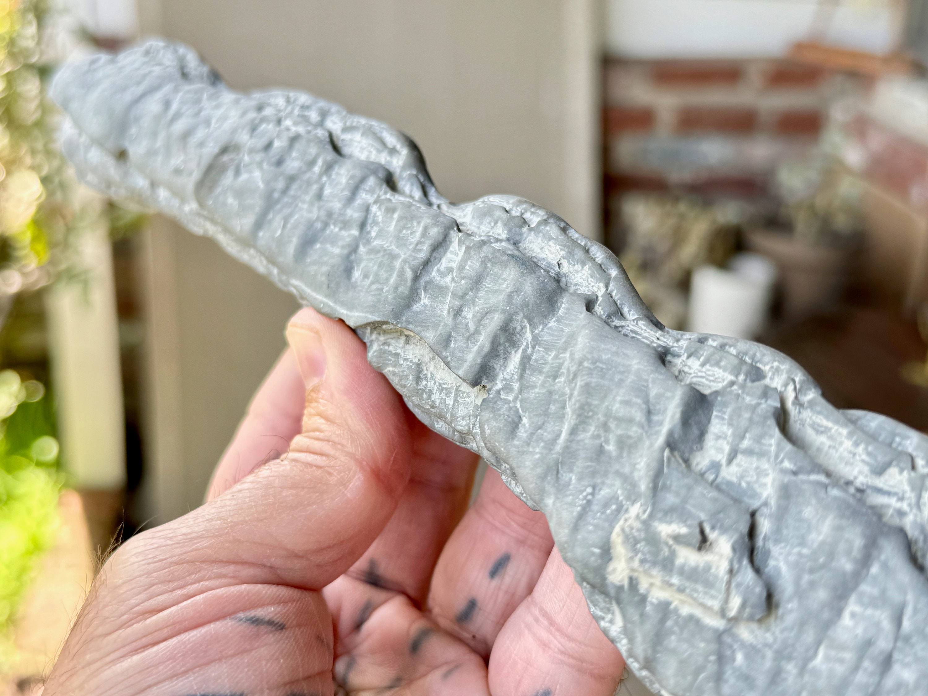 Fairy Stone, Serpent Wand Staff Formation, Natural River Stone ...