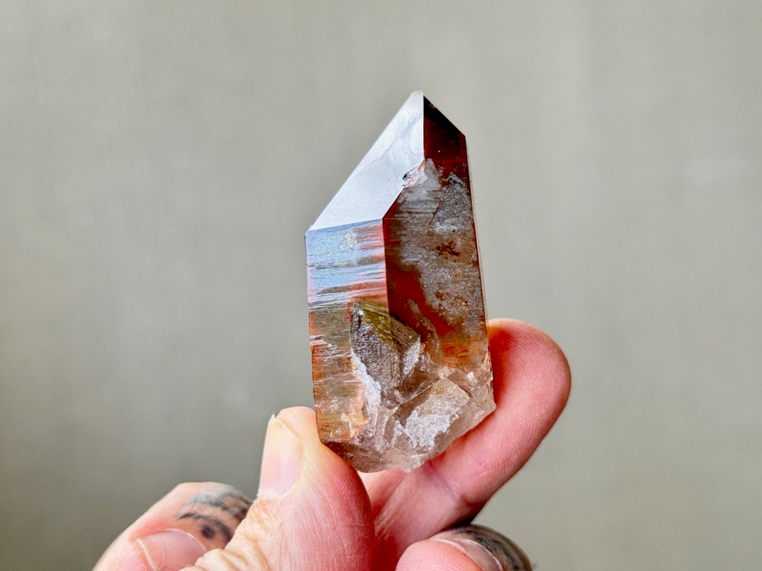 Red Hematite Quartz With Brilliant Red Hue, New Find, Grounding and ...