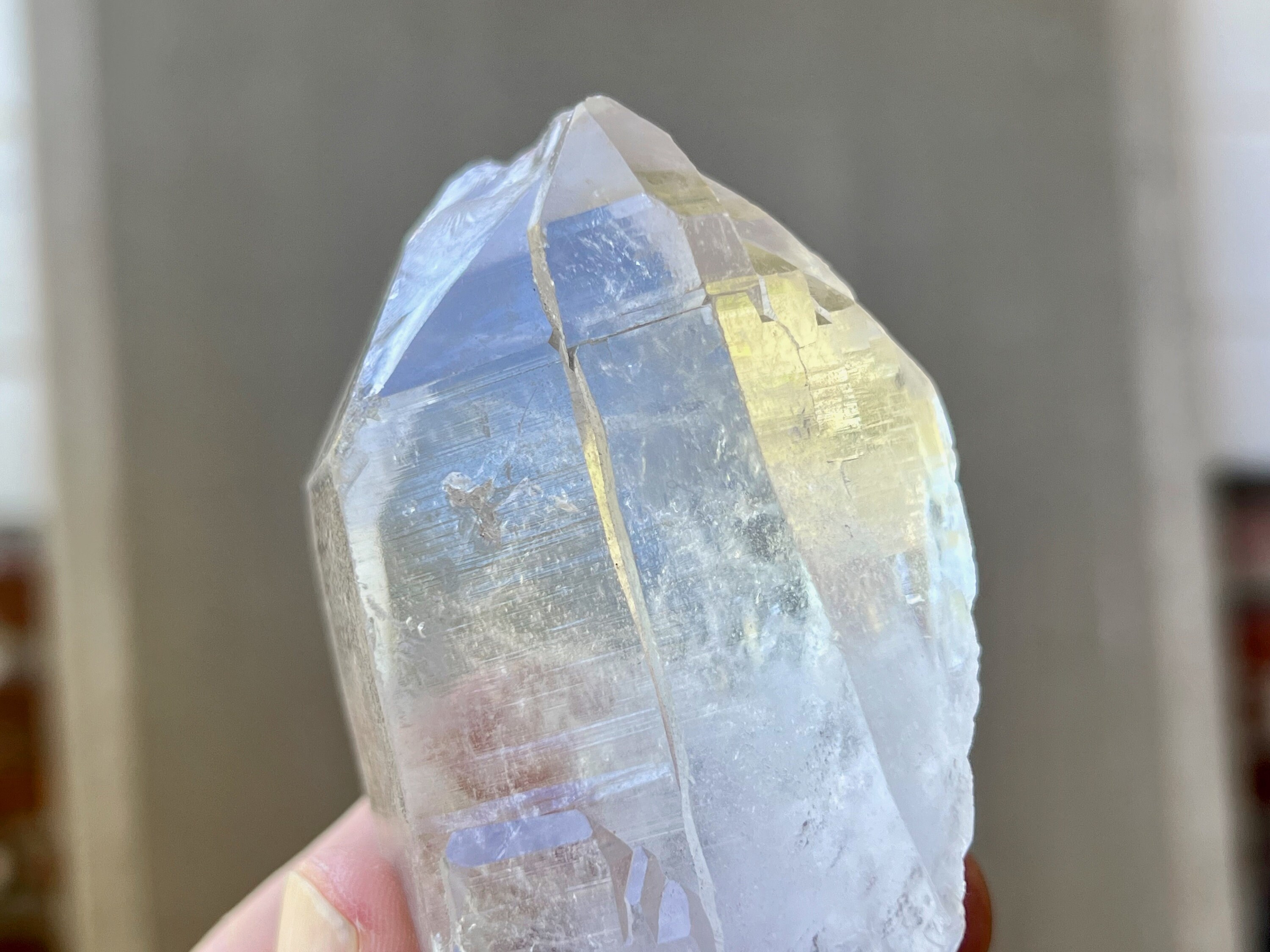 Lemurian Quartz Crystal with Cathedral Formation and Double Termination ...