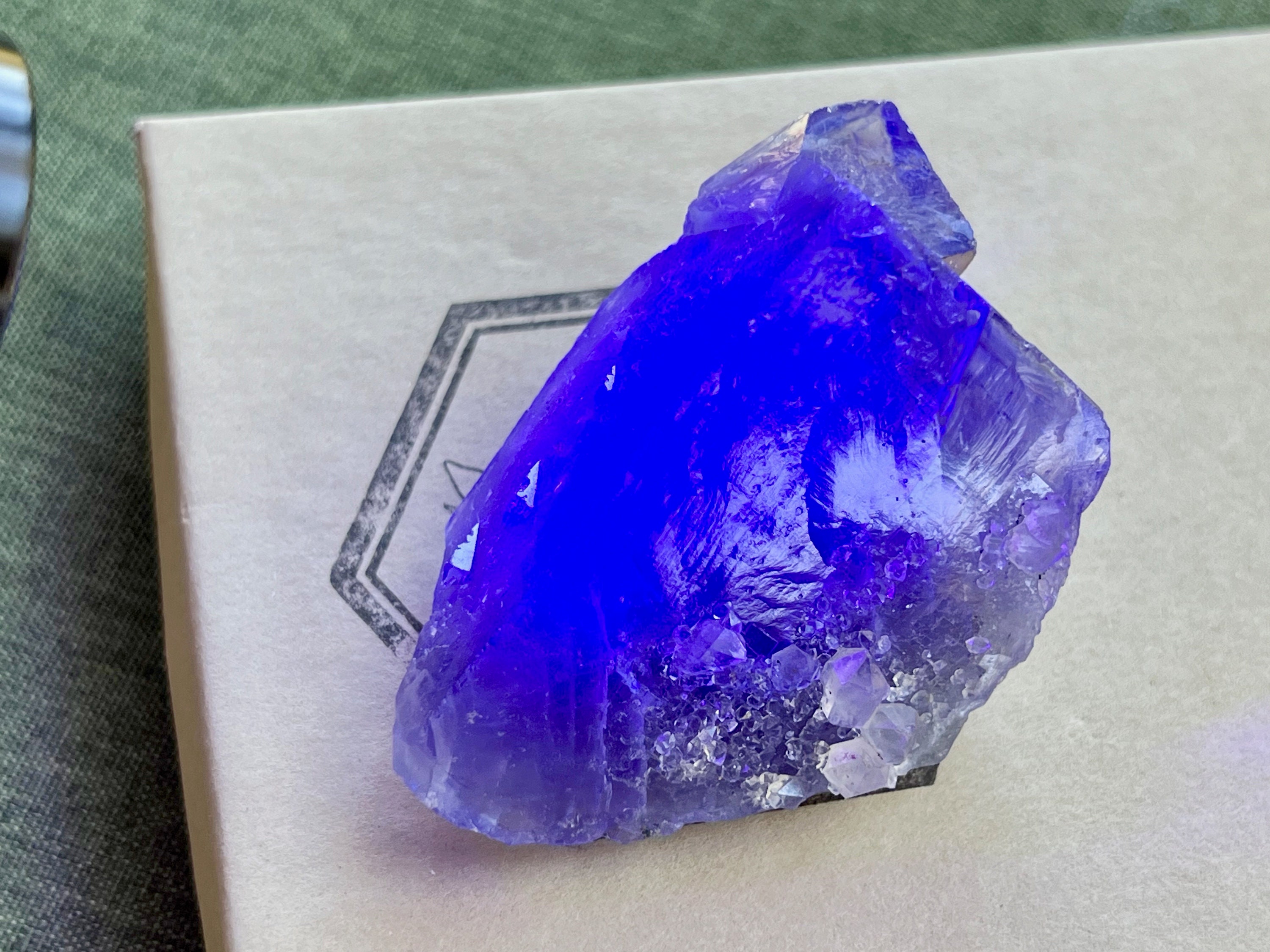 Nigerian Color Change Fluorite, Bicolor Purple Fluorite with Green ...