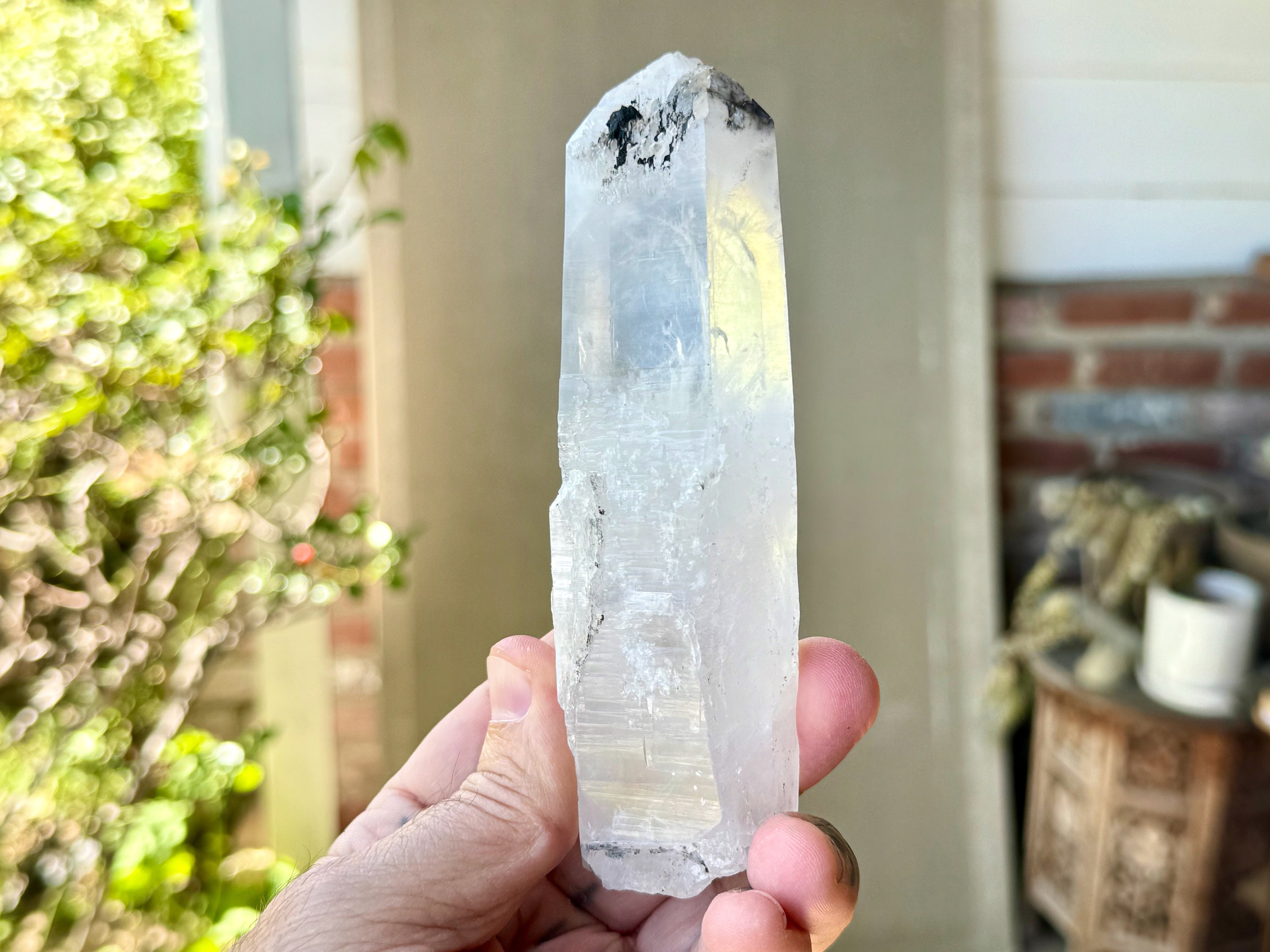 White Angel Tipped Quartz with Etched Termination, Rare Old Find ...