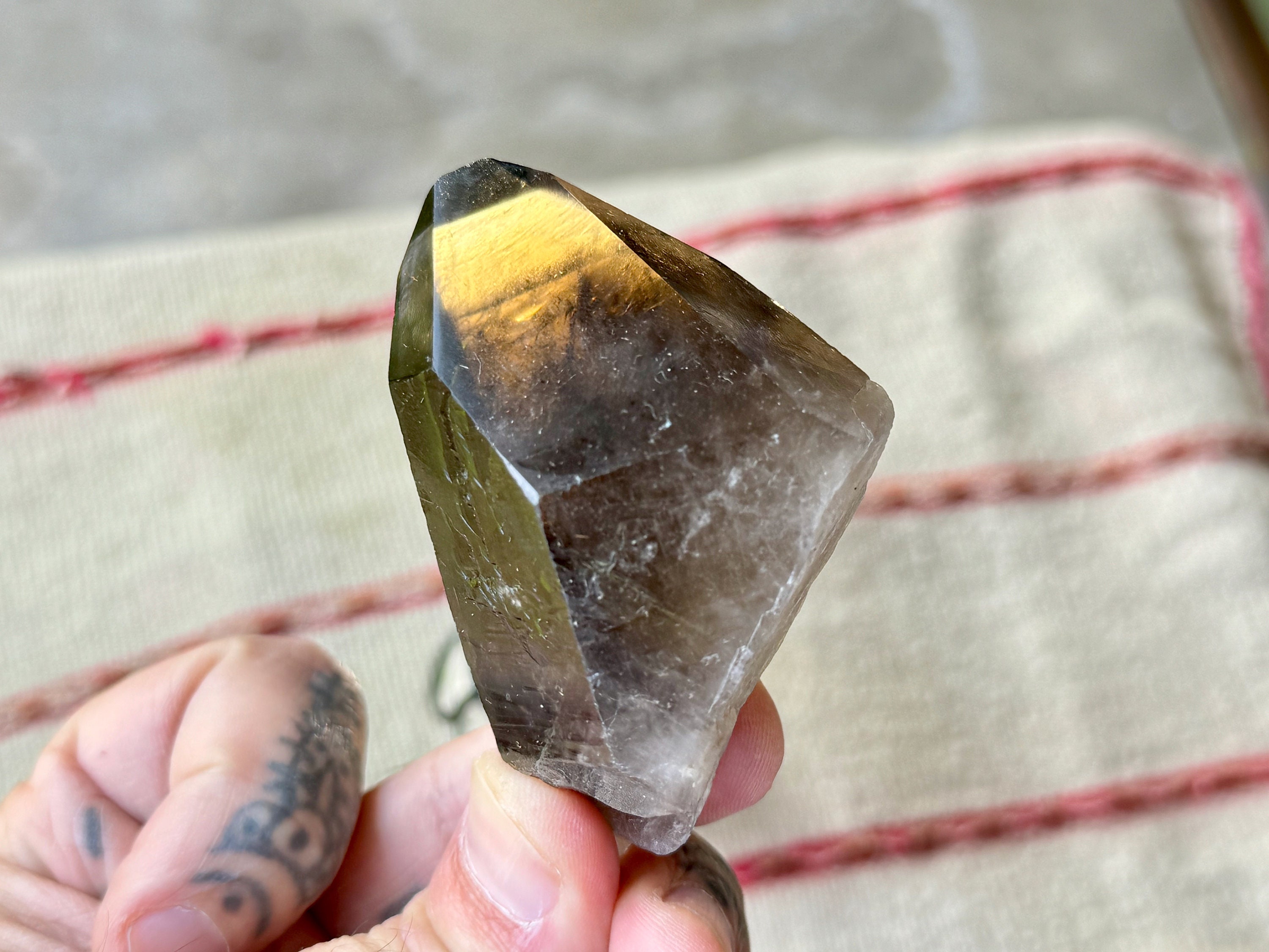 Shadow Healer Lemurian Quartz, New Find, Smoky Black Citrine Lemurian ...