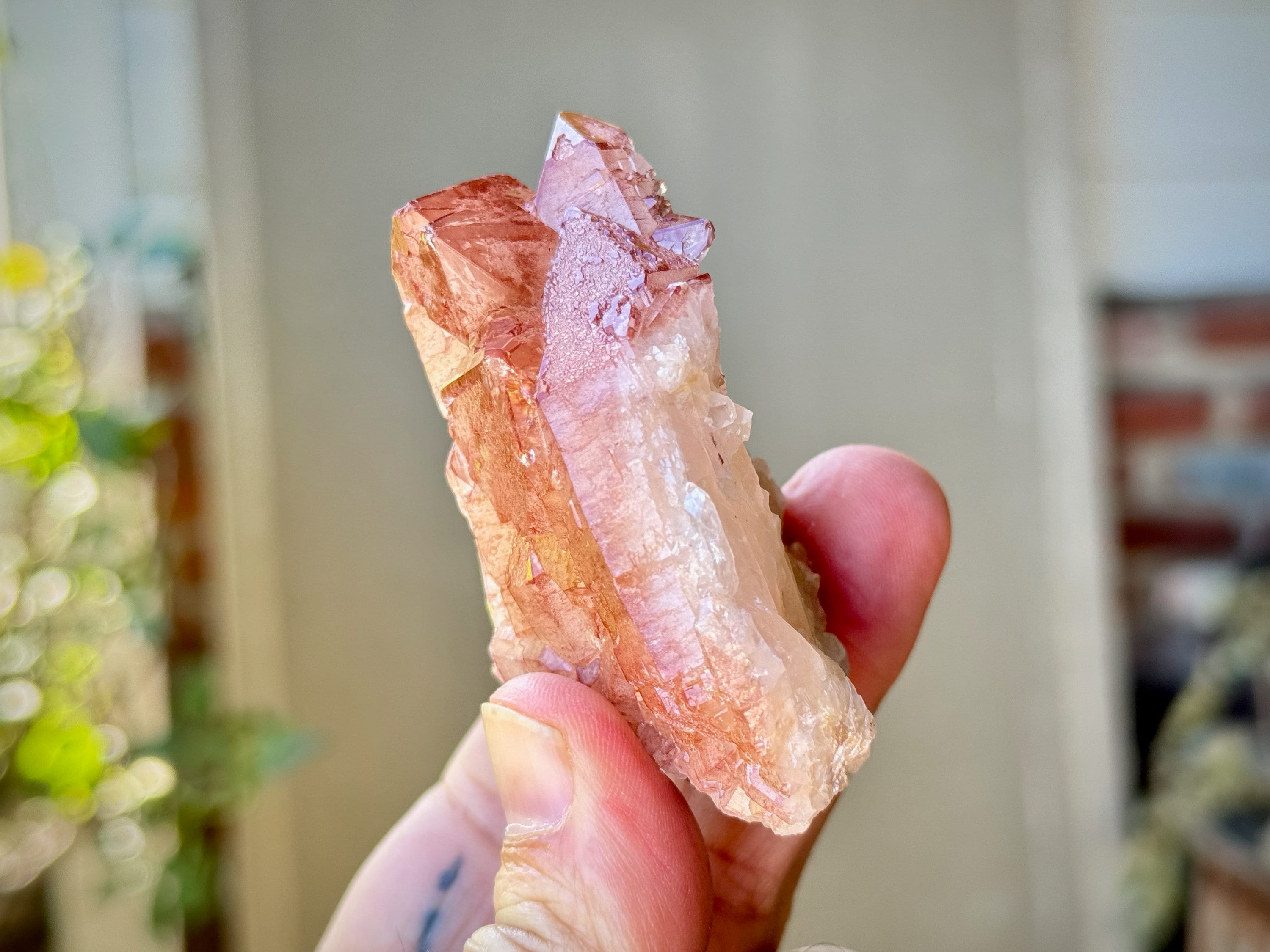 Red Dragon Quartz with Vibrant Pink Inclusions, New Find, Calming ...