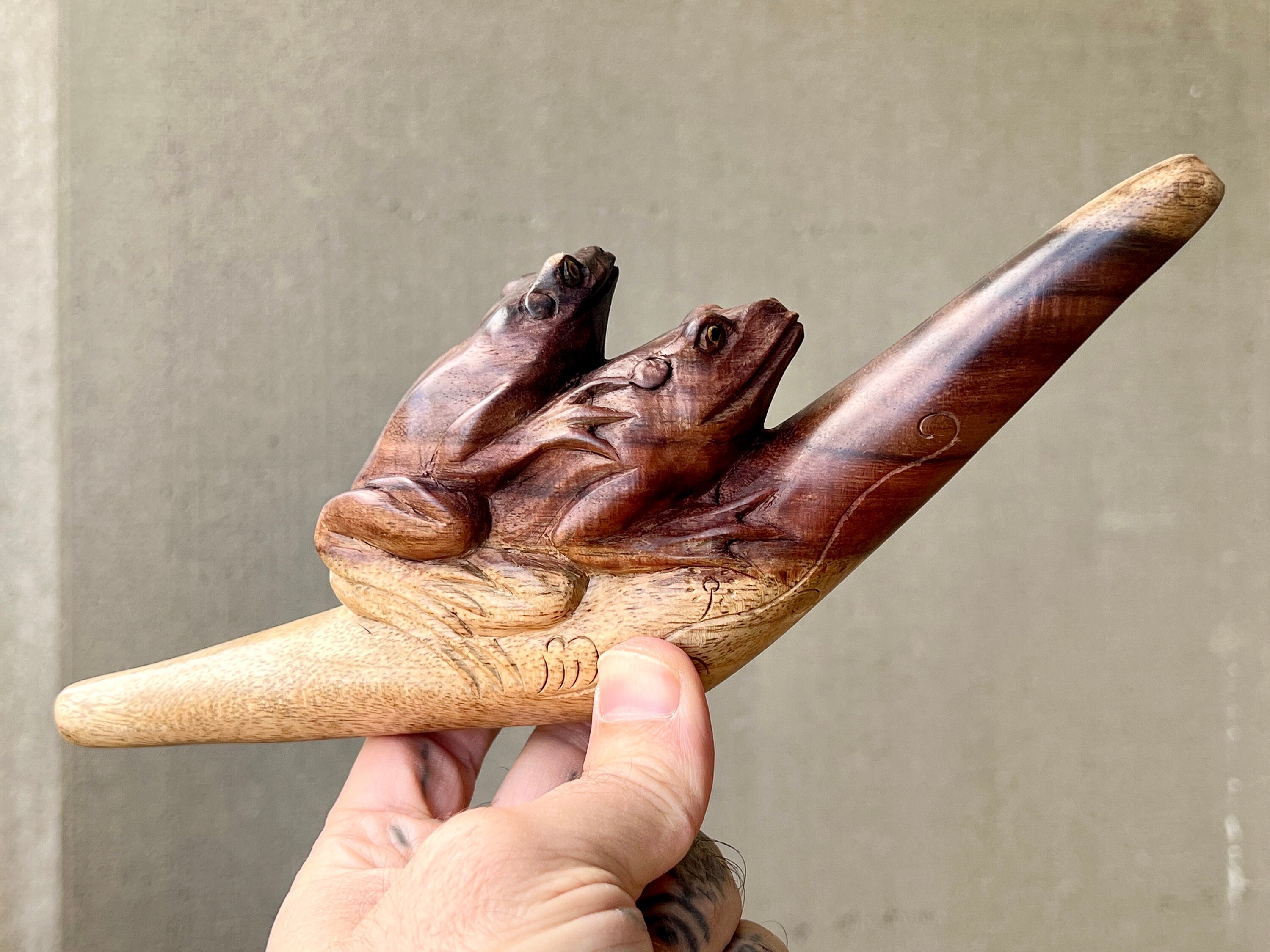 Frog Tepi Pipe Your Choice of Two Styles Single Block Toad - Etsy