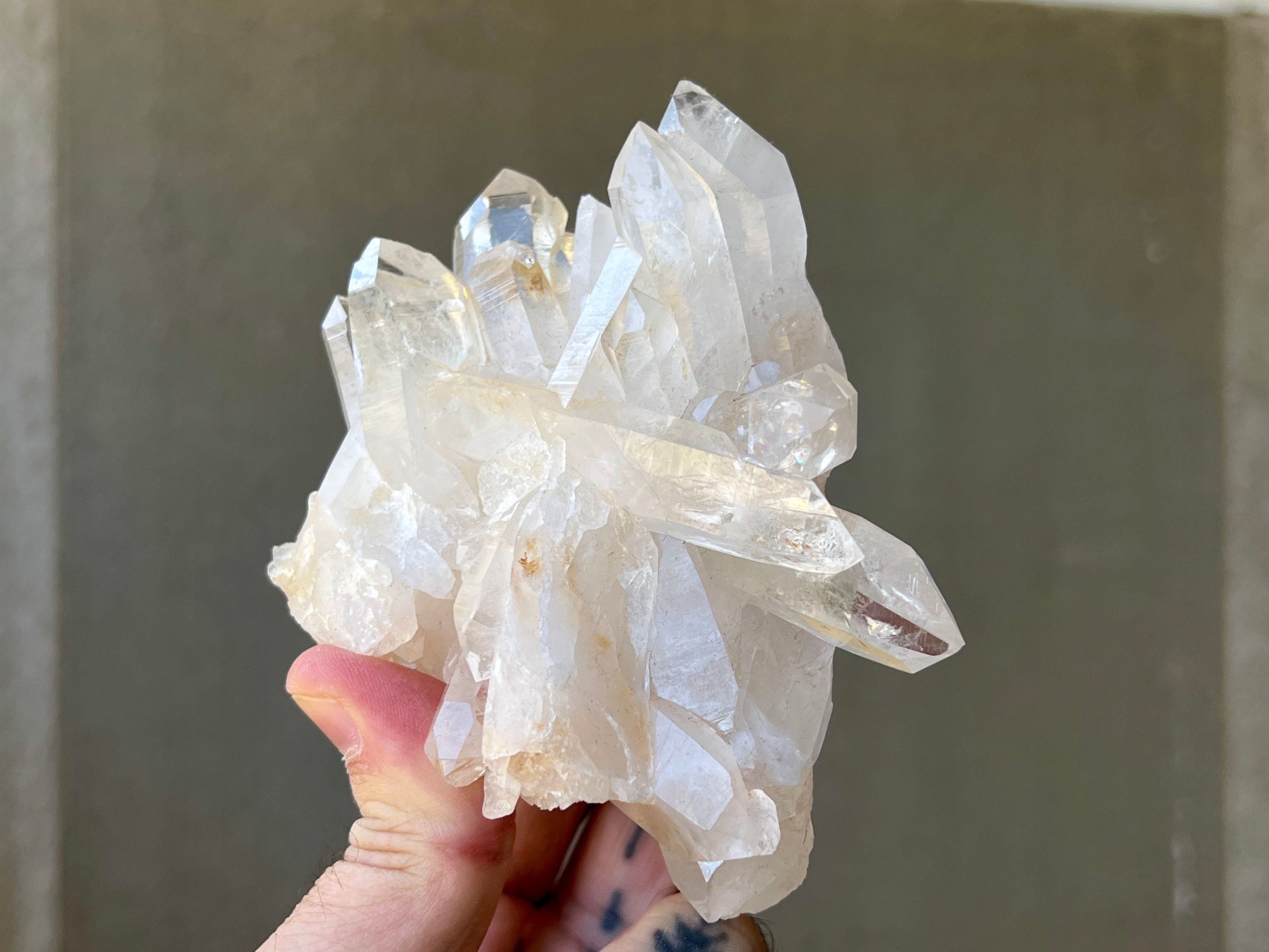 Himalayan Quartz Crystal with Mild Golden Healer Inclusion, High ...