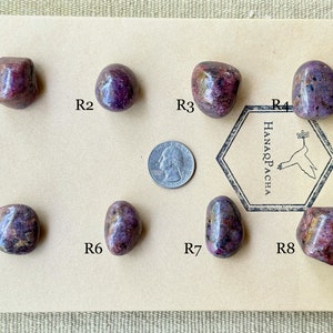 Ruby Crystal From India, Tumble Polished Purple Rubies, Choose ONE of Eight Stones, Kundalini ...