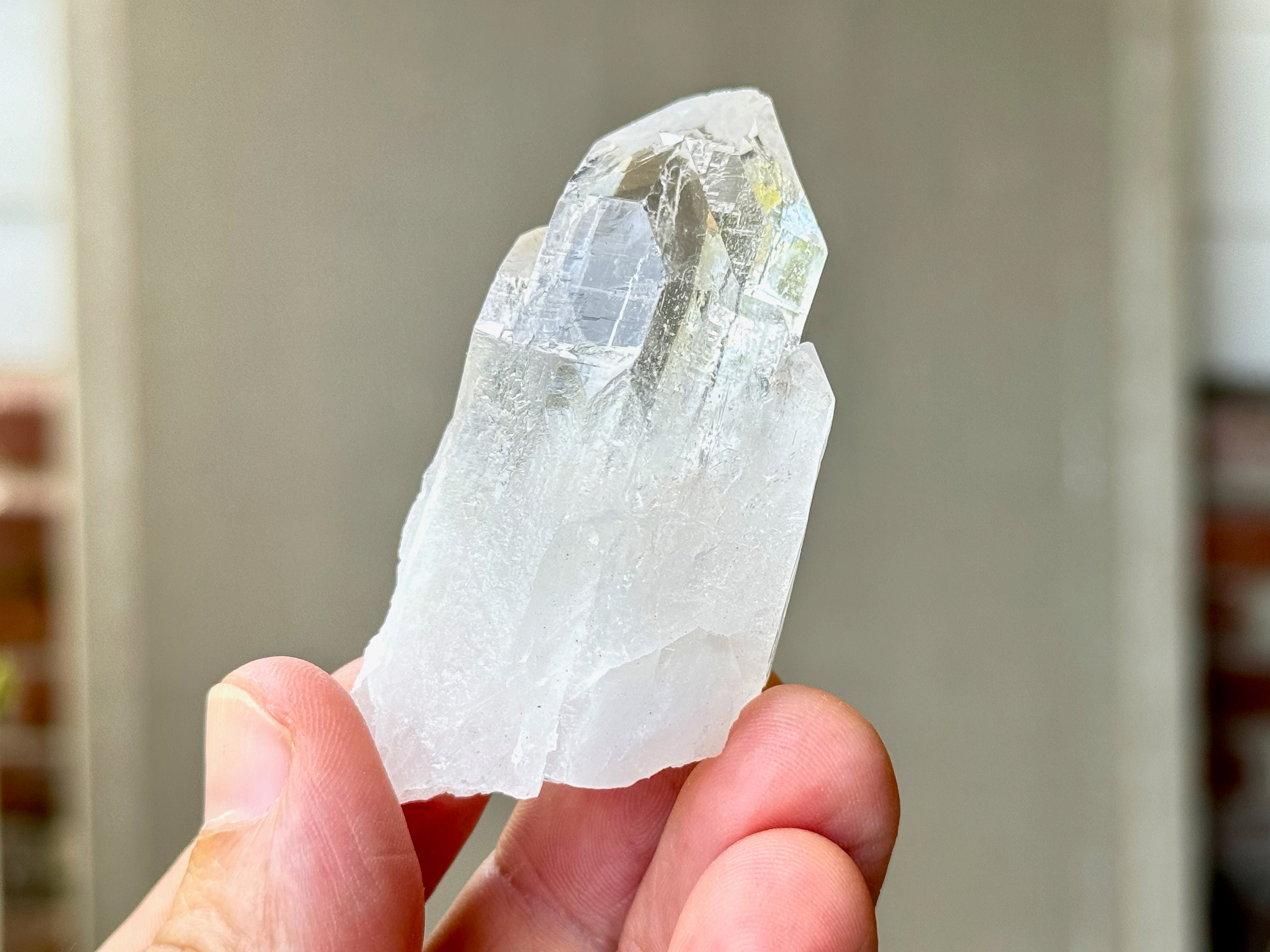 Jenipapo Cathedral Quartz Crystal, 68g, Highest Quality, Water Clear ...
