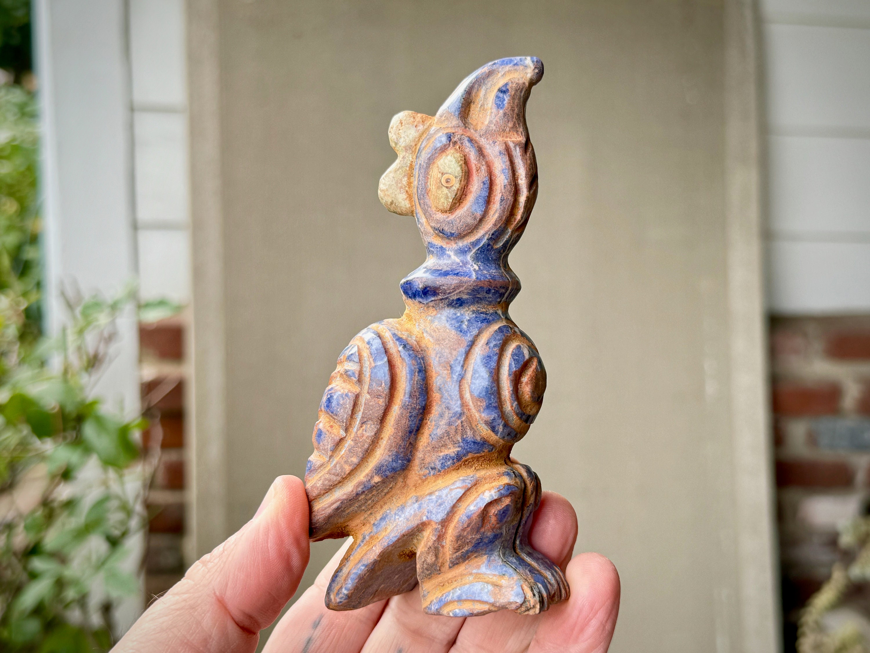 Incan Condor Statue by Peruvian Artist Ruben Layme, Hand Carved Andean ...