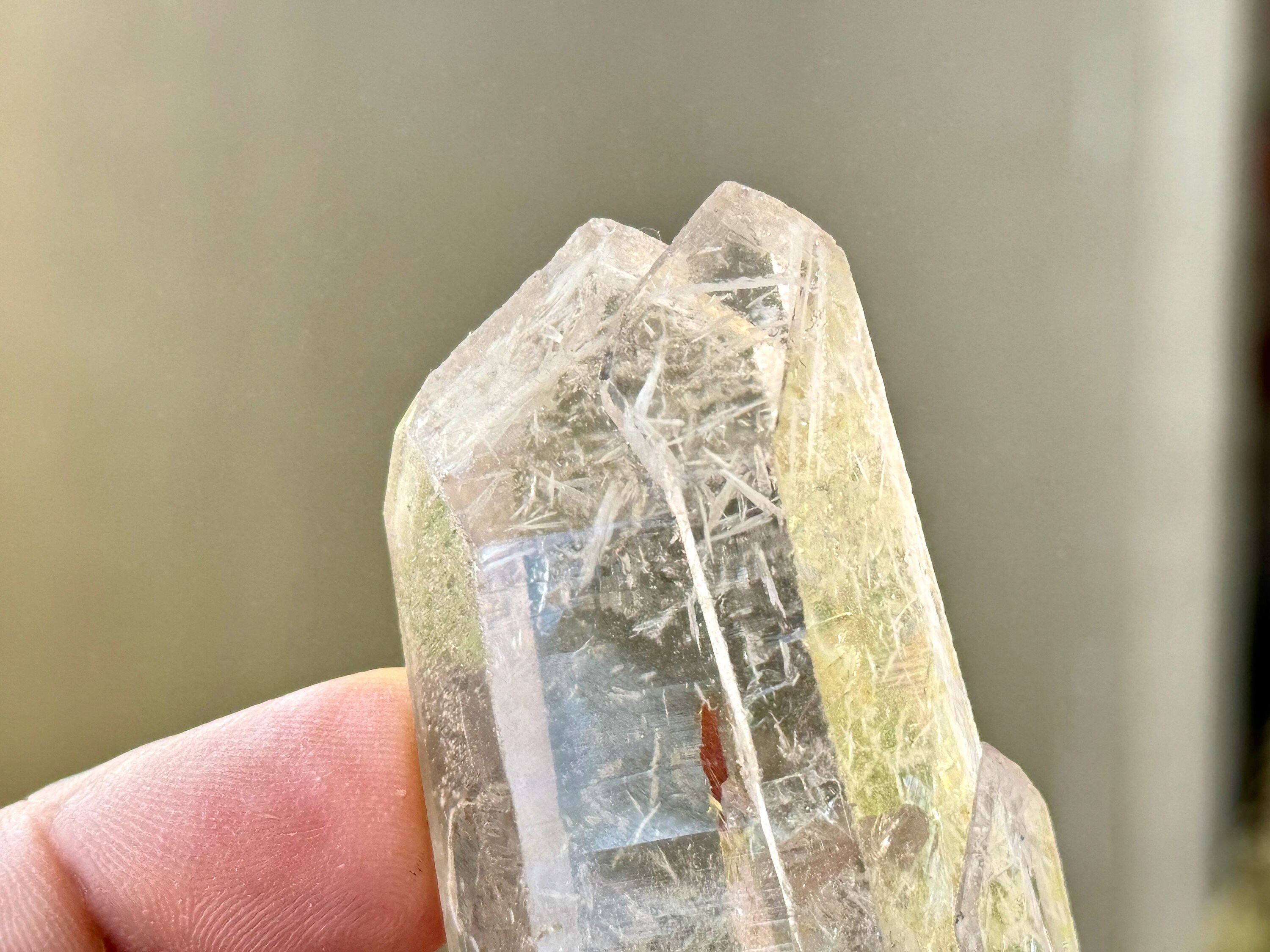 Starbrary Quartz Crystal with Unique Inclusions, Tantric Twin with ...