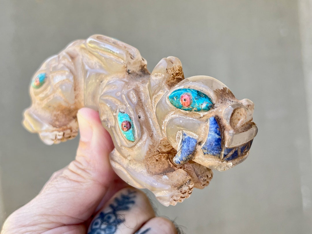 Andean Crystal Puma With Serpent and Condor incan Trilogy by - Etsy