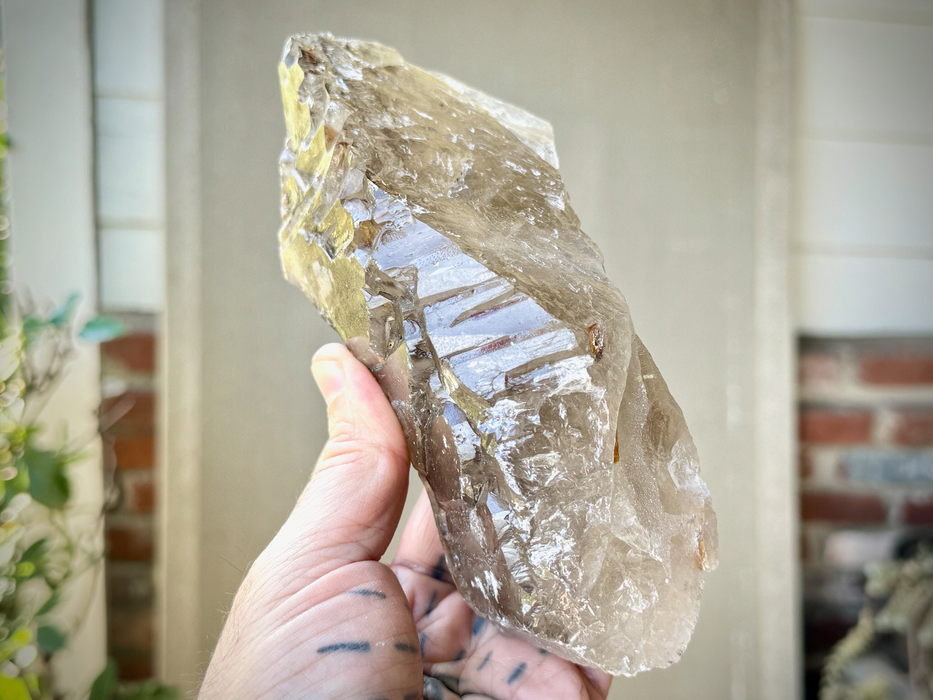 Elestial Smoky Quartz with Jacare Textures from BG3 Locale, Root Chakra ...