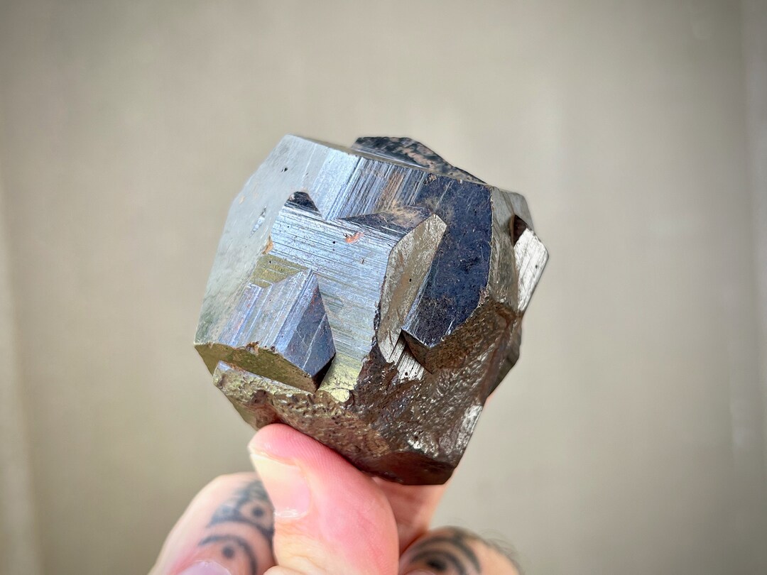 Twin Cross Pyrite, Iron Cross Pyrite, Goethite After Pyrite Pseudomorph ...