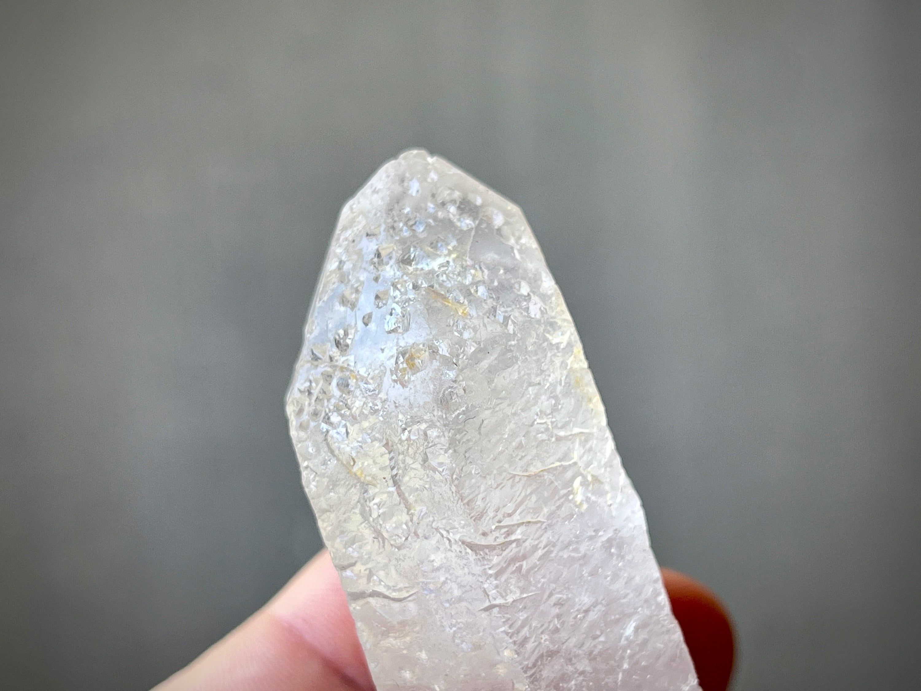 Dissolution Ice Quartz with Hydrothermal Textures, 94g, Rare Find ...