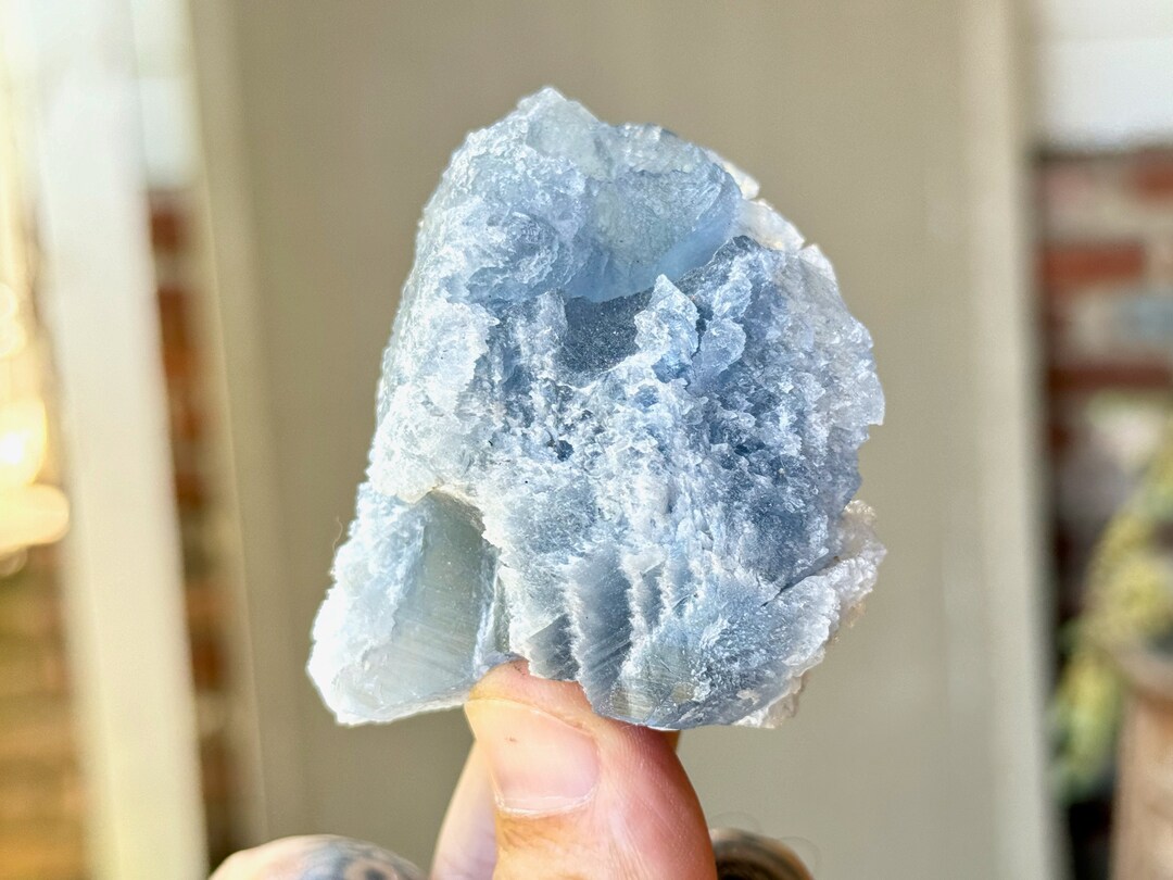 Blue Calcite With Celestite, New Rare Find, Throat Chakra and Crown ...