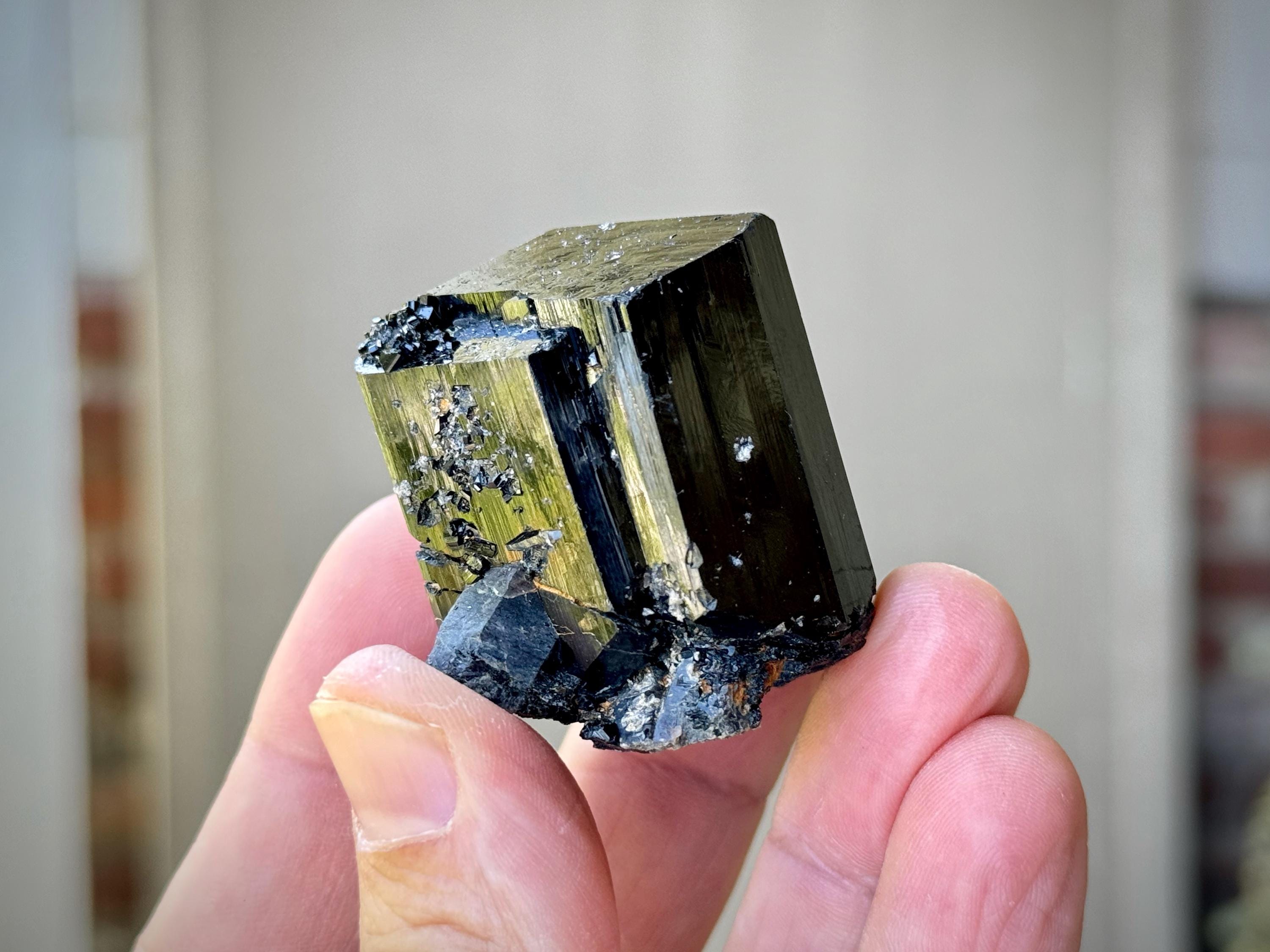 Erongo Black Tourmaline with Trinity Termination, 112g, Ethically Mined ...