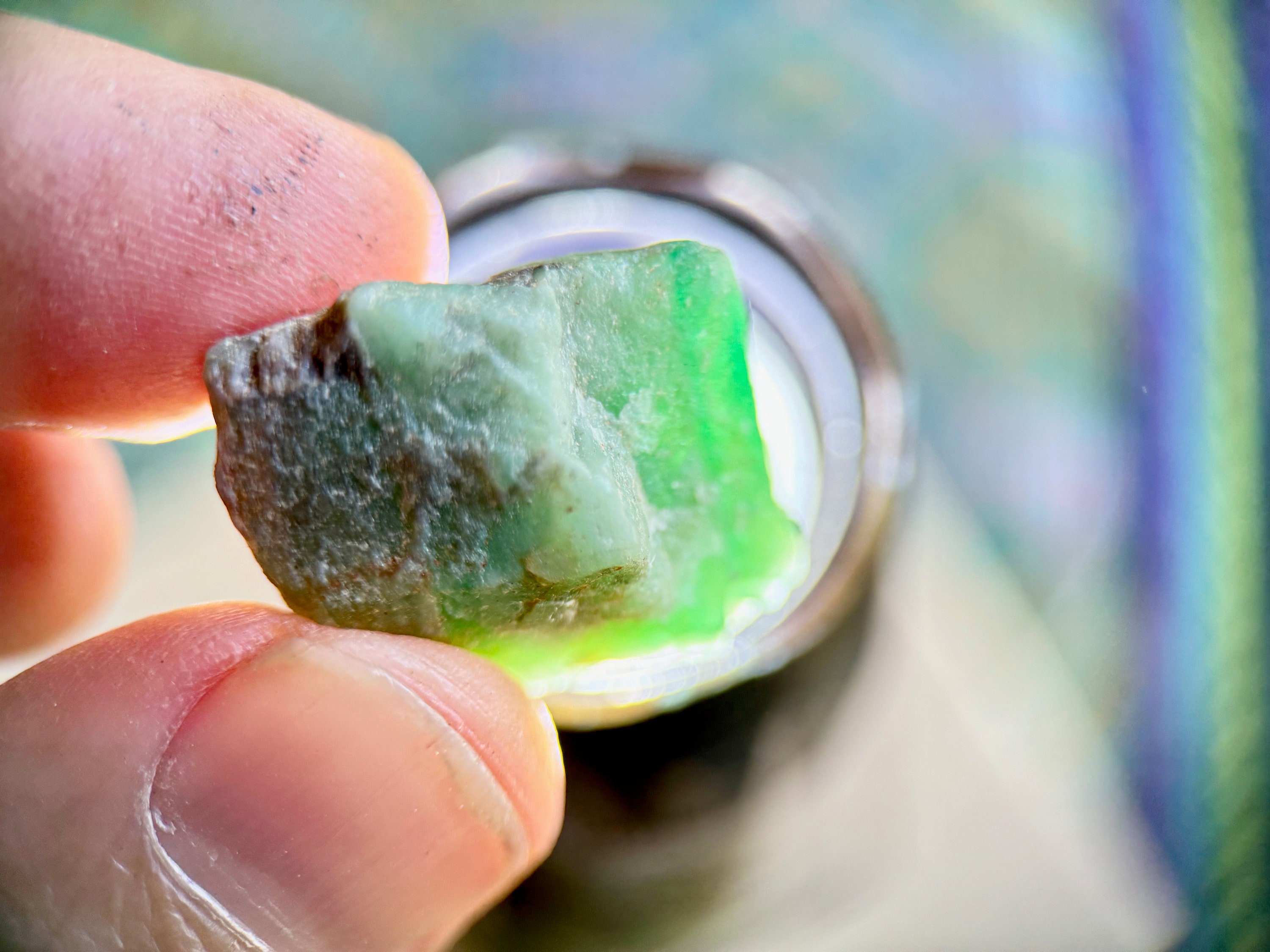 Emerald Crystal with Vibrant Green Color, Rare Find, Natural Raw ...