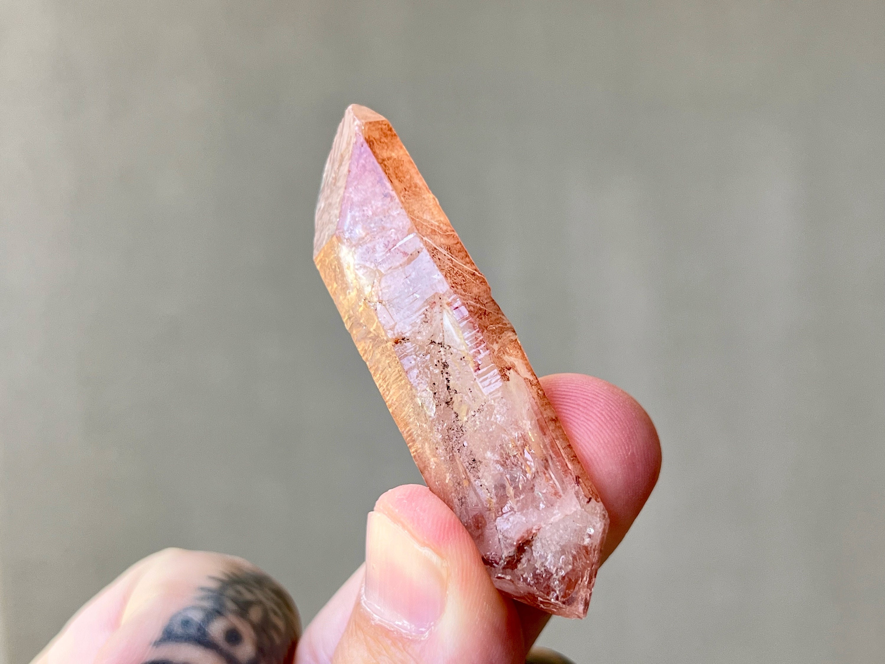 Pink Lithium Phantom Quartz, New Find, Double Terminated, Energetic ...