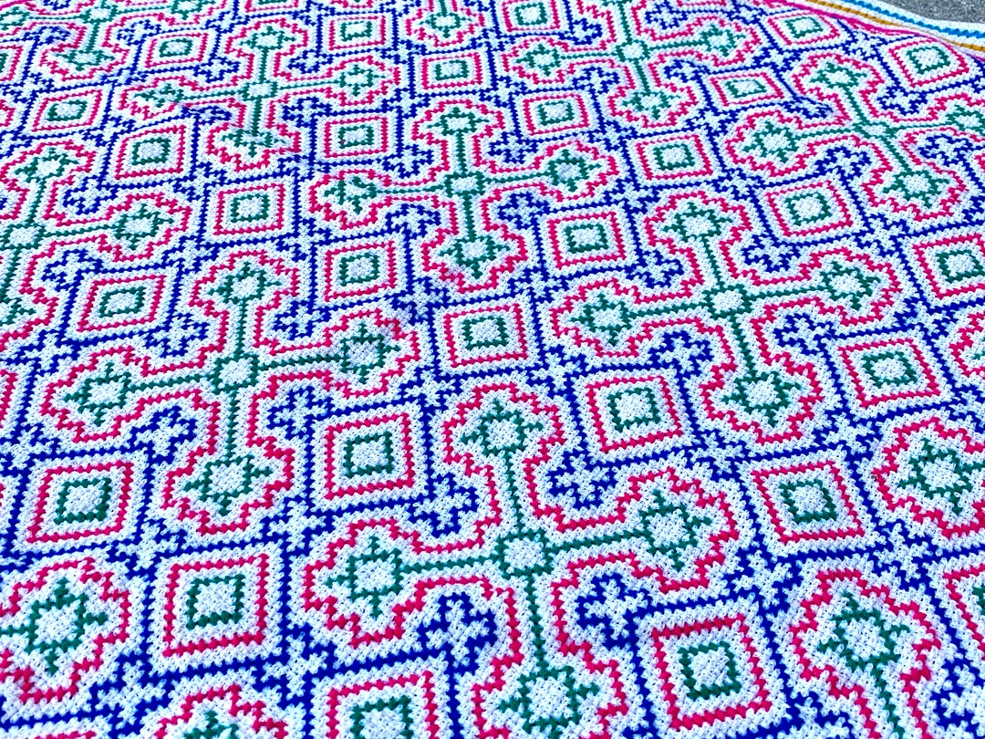 Shipibo Manta Cloth by Maestra Mathilde, Icaro for Kambo, 25 X 19 ...