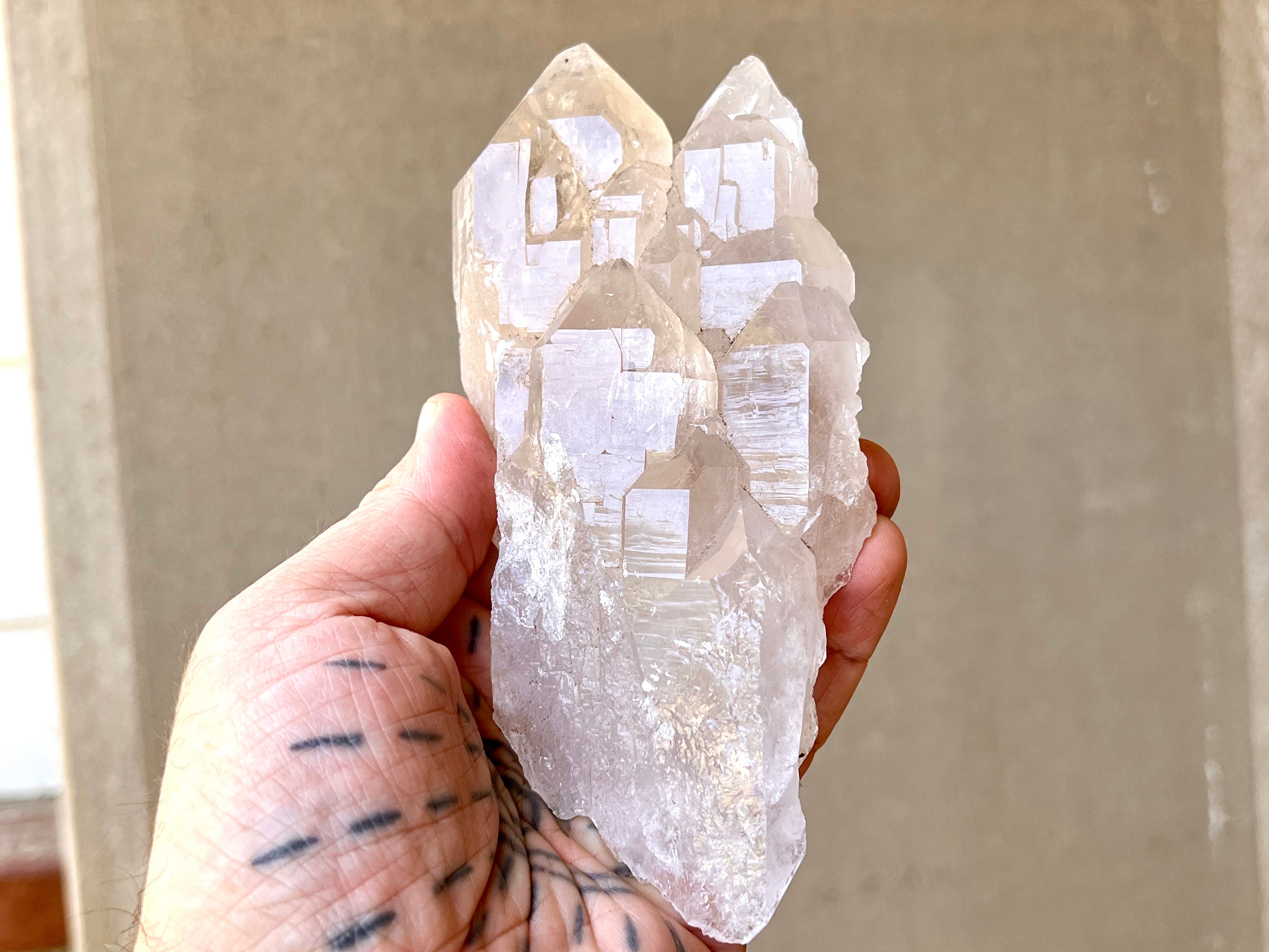 Elestial Cathedral Quartz with Beautiful Spires, Galactic Key Formation ...