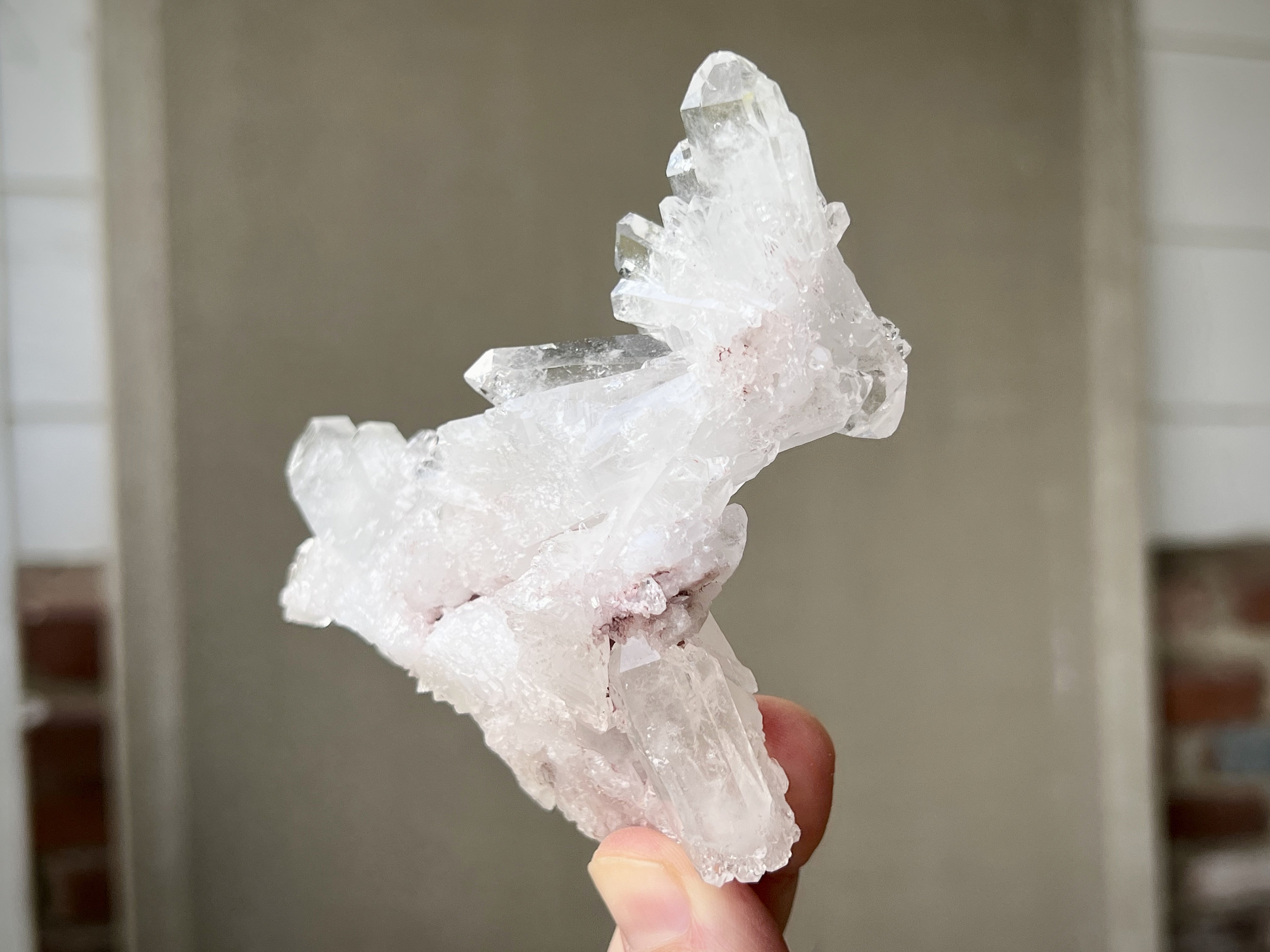 Pink Lemurian Quartz Crystal, New Rare Find, Pink Colombian Lemurian ...