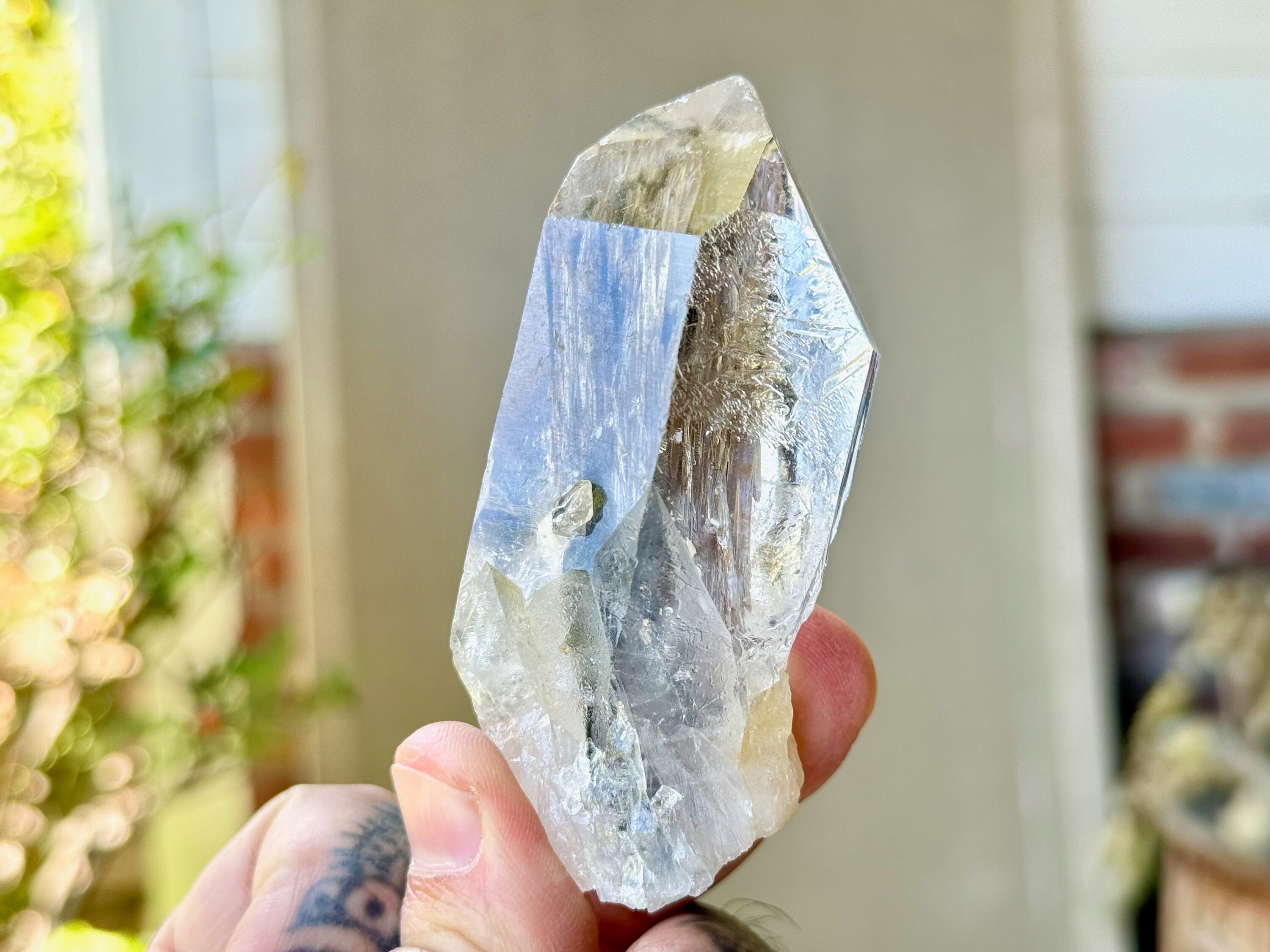 Brookeite Included Quartz, New Find, Rare Inclusion, Water Clear Quartz ...