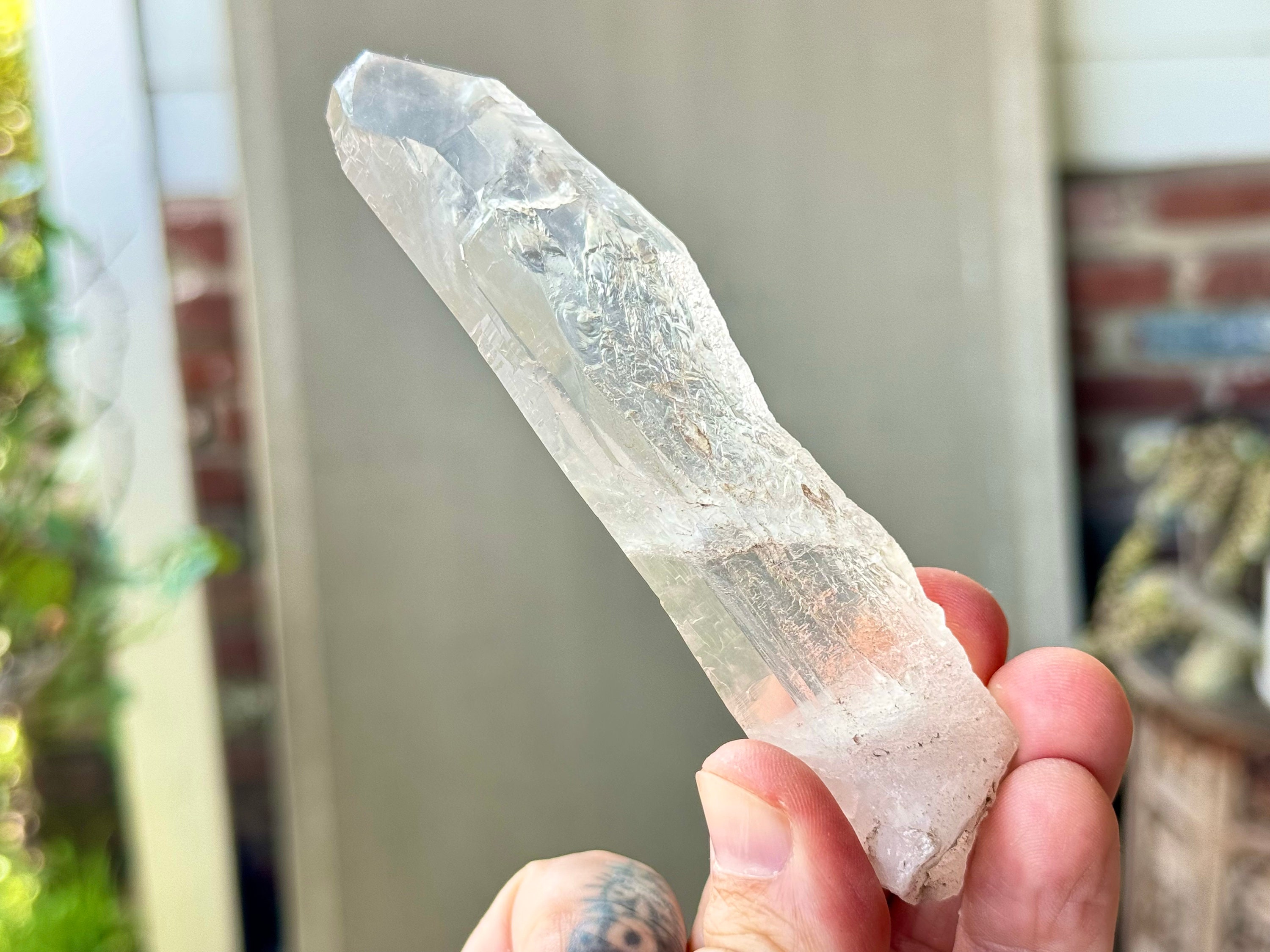 Lightning Strike Laser Quartz with Water Clear Clarity, Rare Find ...