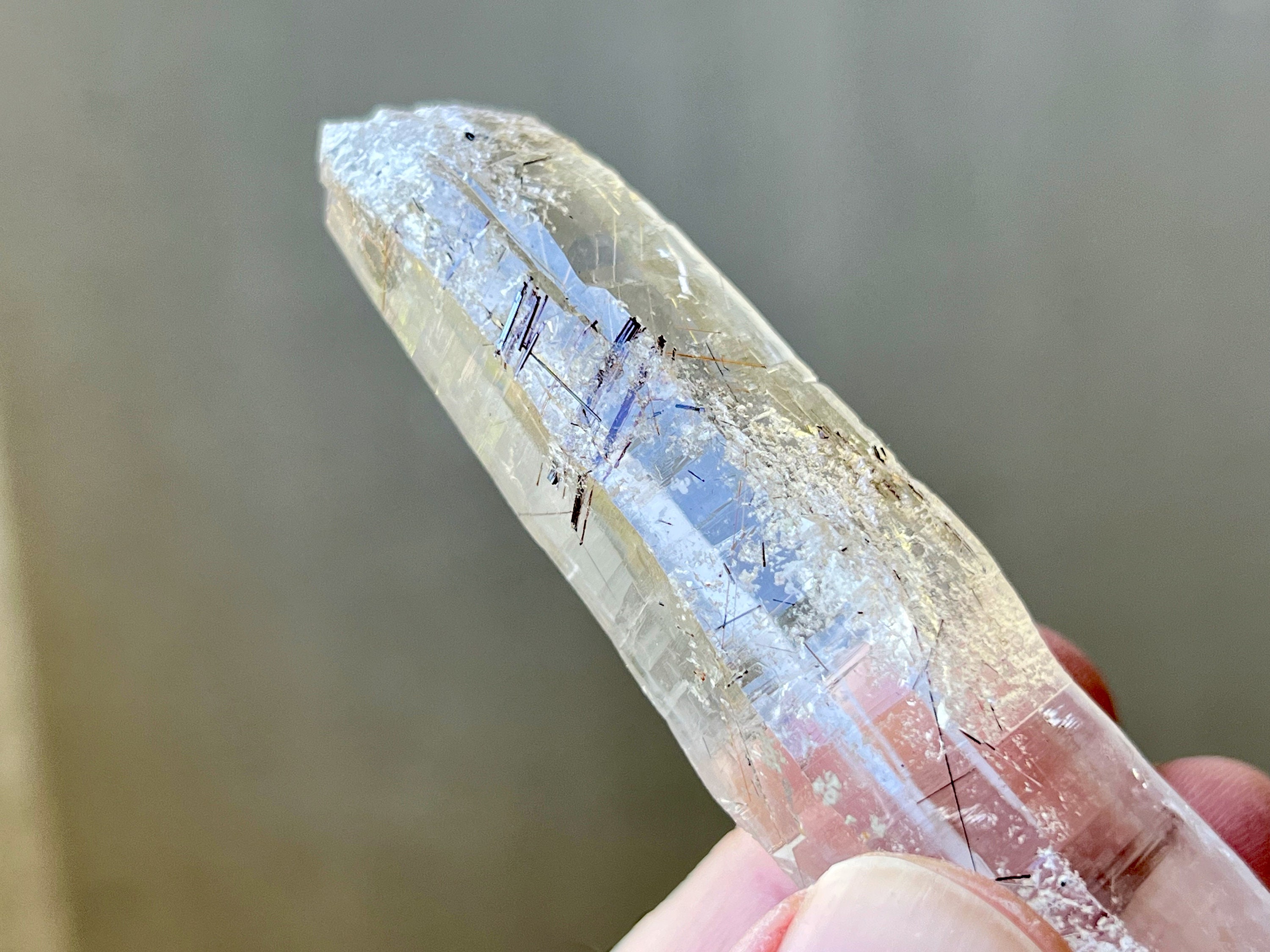 Cathedral Quartz with Black and Copper Rutile Inclusions, 68g, New Find ...
