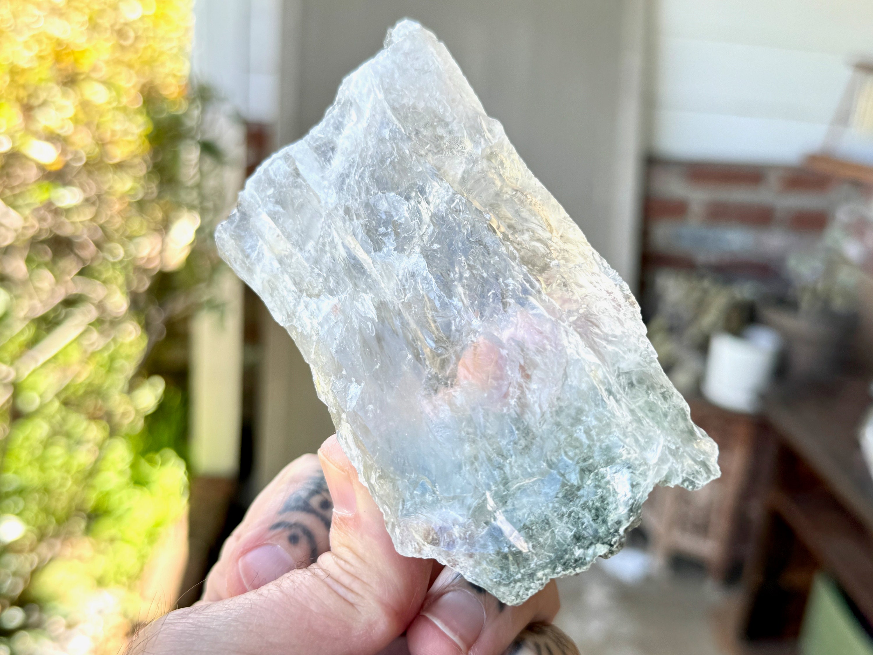 Green Chlorite Himalayan Quartz, 237g, New Find, High Altitude Quartz ...