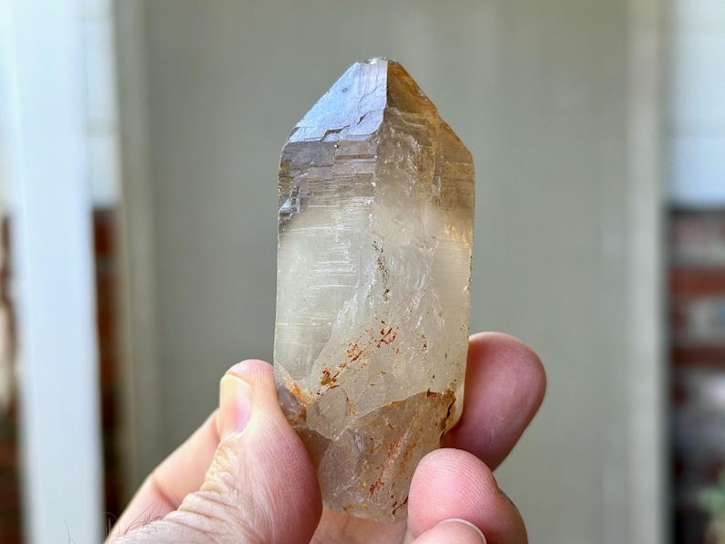 Smoky Cathedral Quartz With White Phantom, 110g, Grounding & Protection ...