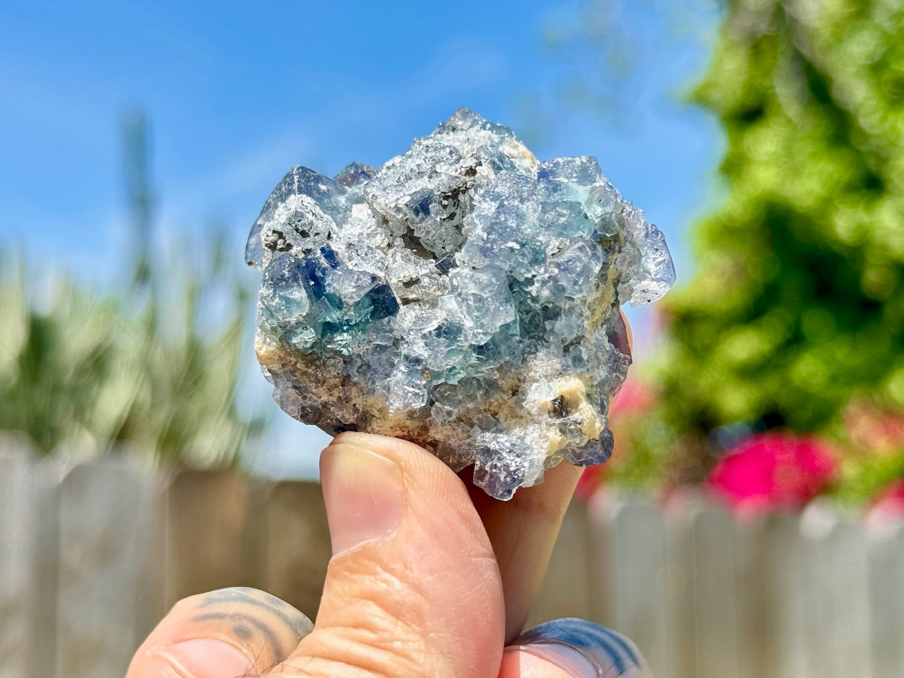 UV Reactive “Color Change” Fluorite from Nigeria, 73g, New Find ...