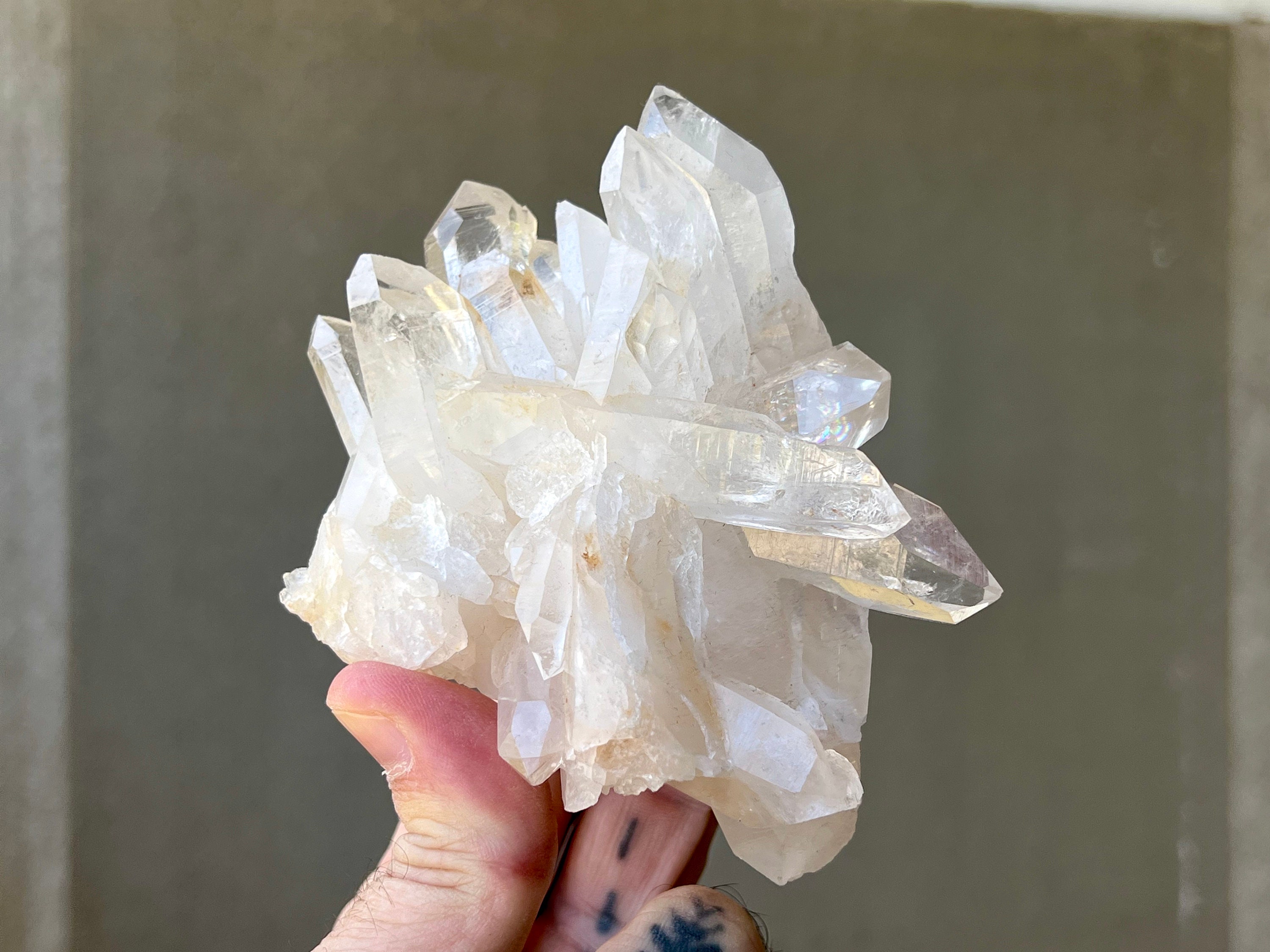 Himalayan Quartz Crystal with Mild Golden Healer Inclusion, High ...