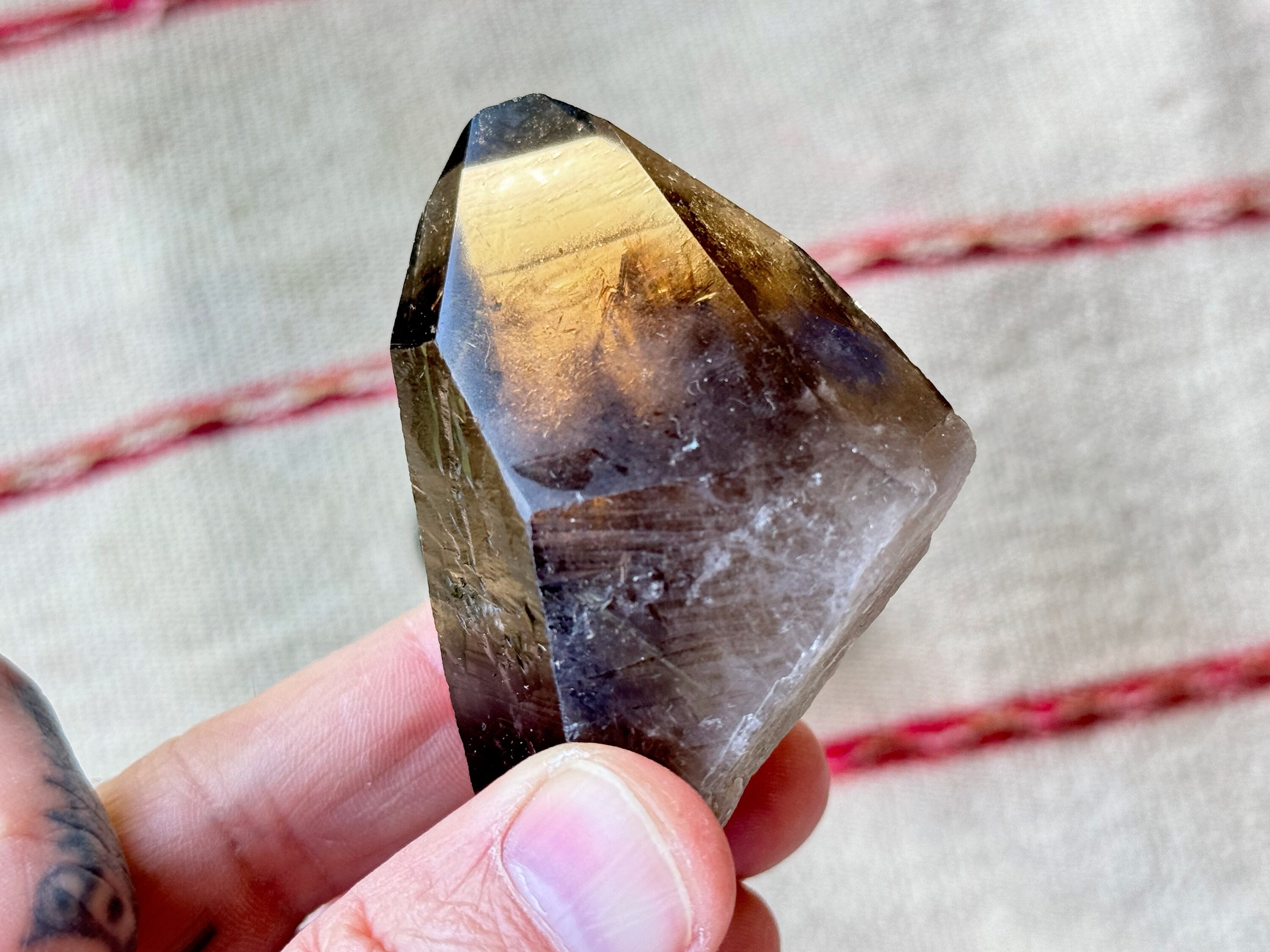 Shadow Healer Lemurian Quartz, New Find, Smoky Black Citrine Lemurian ...