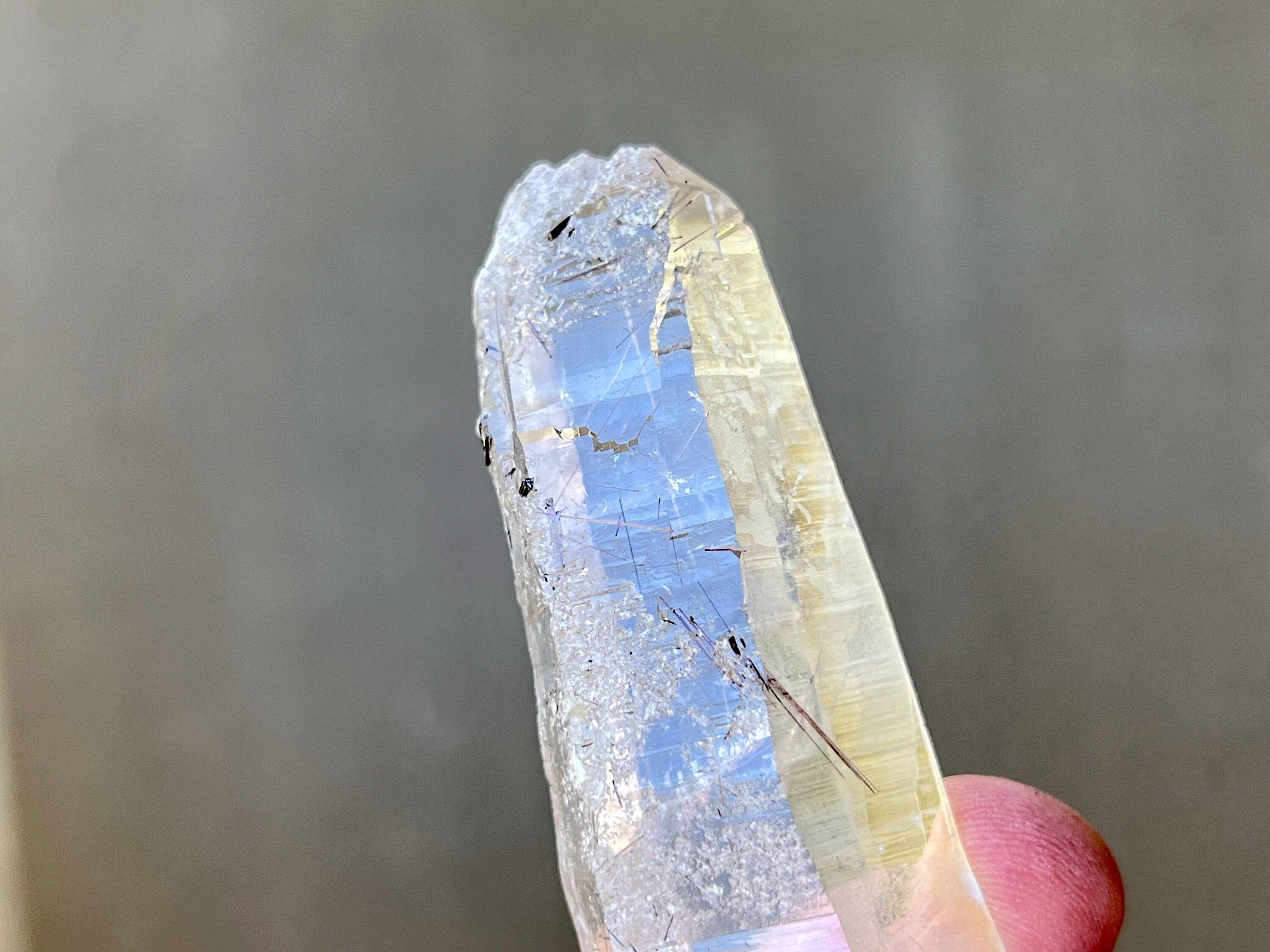 Cathedral Quartz with Black and Copper Rutile Inclusions, 68g, New Find ...