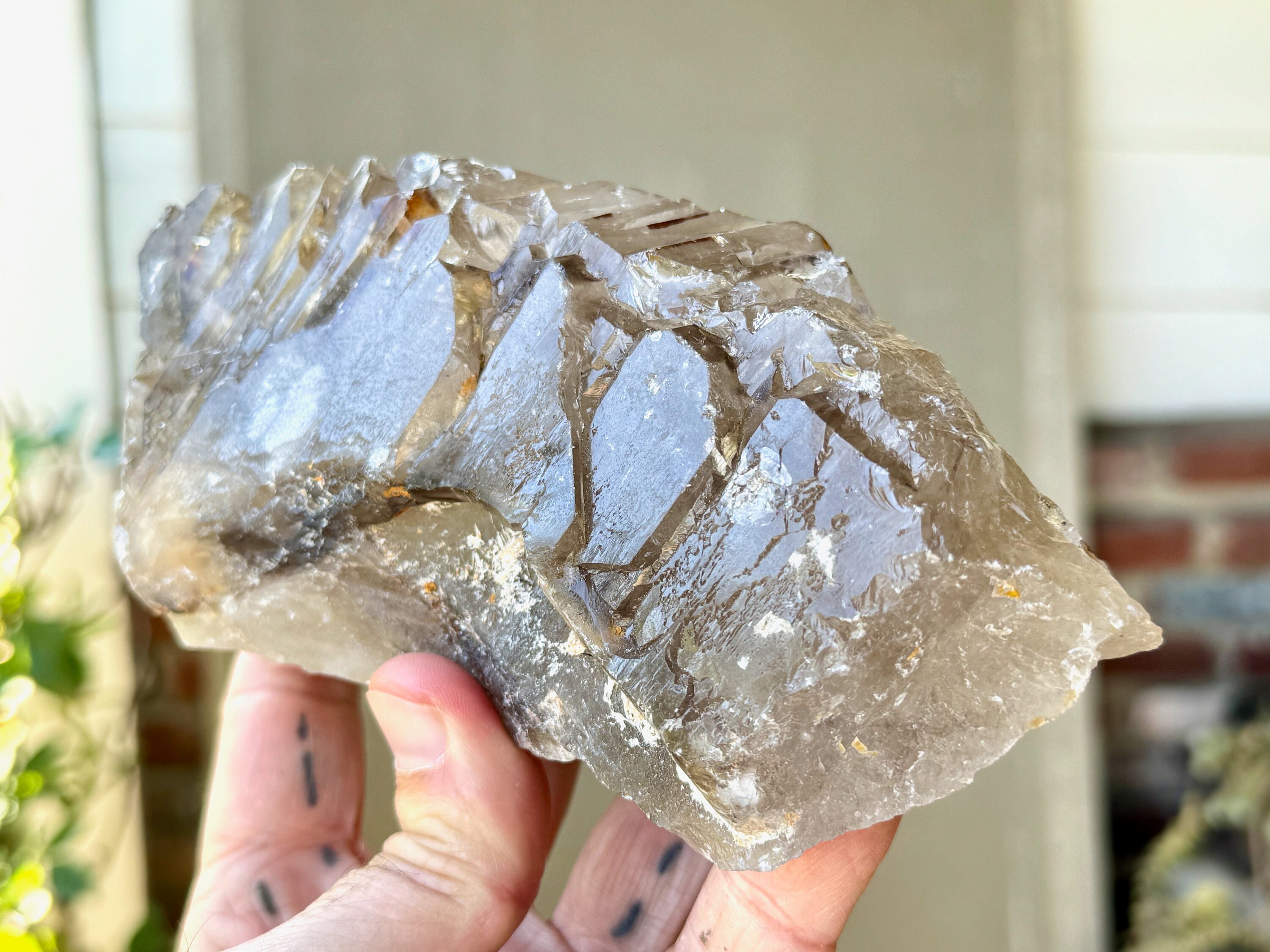 Elestial Smoky Quartz with Jacare Textures from BG3 Locale, Root Chakra ...