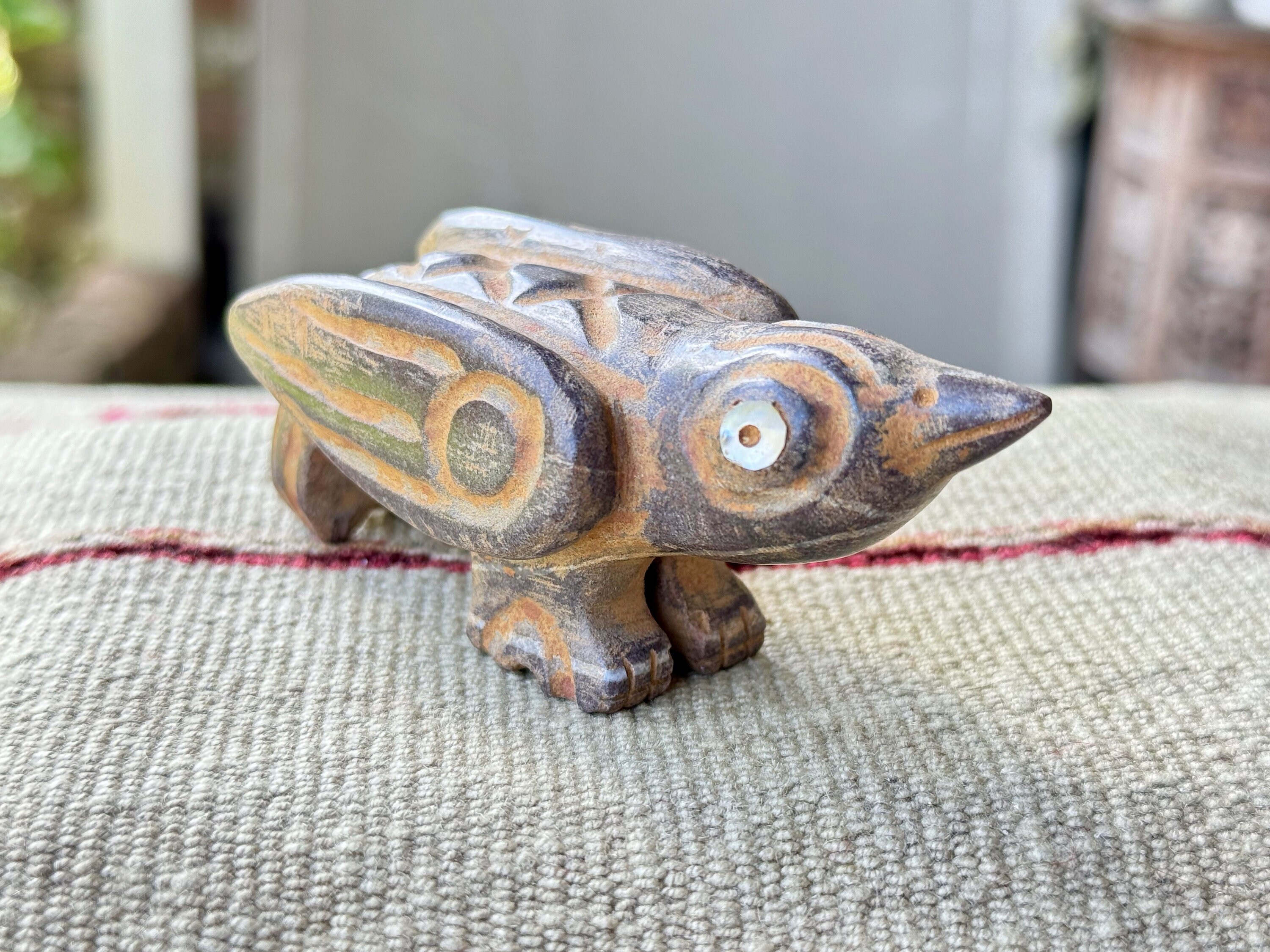 Incan Hummingbird Statue by Peruvian Artist Ruben Layme, Andean ...