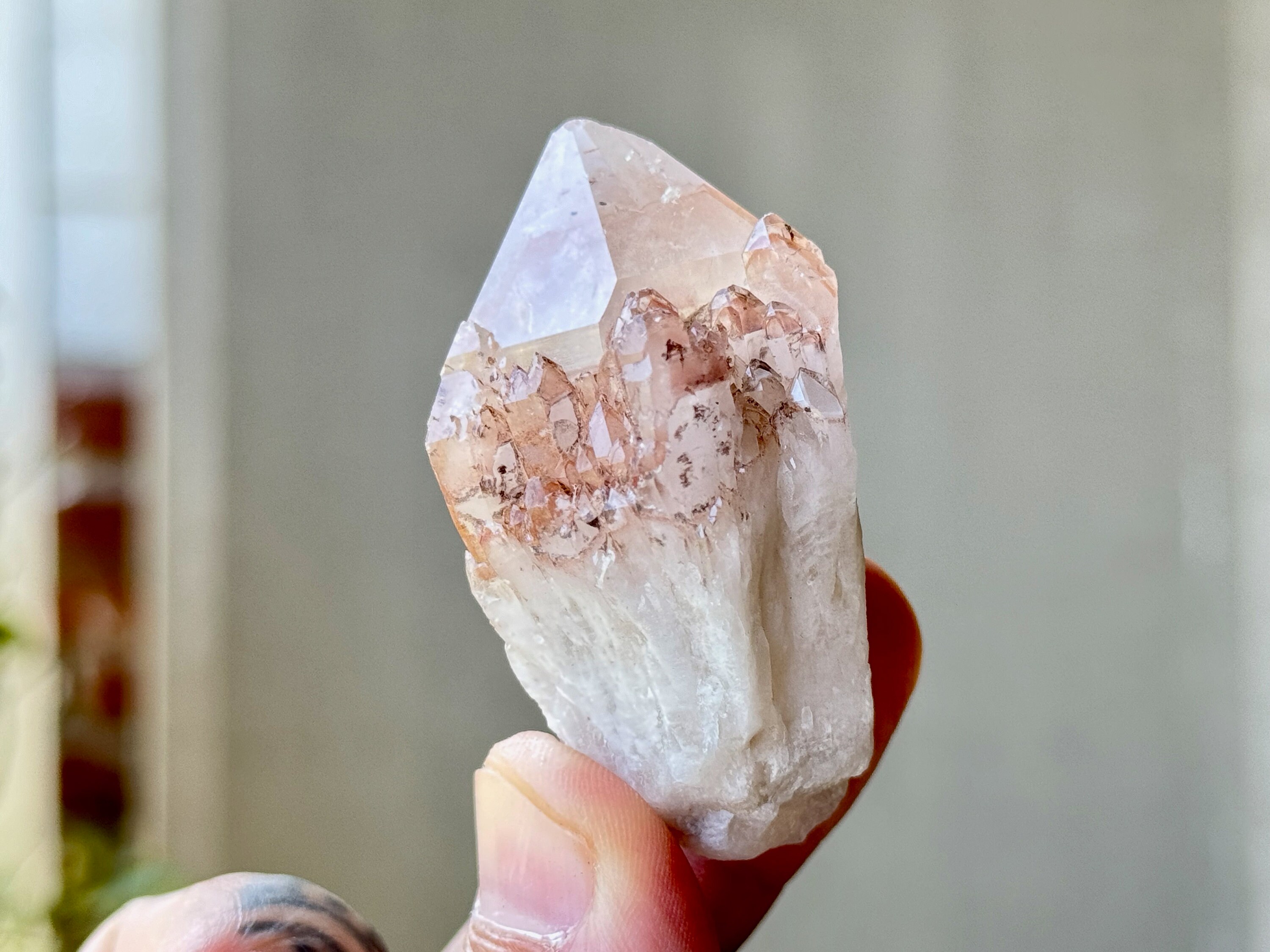 Pink Lithium Phantom Quartz, New Find, Energetic Balance and Relaxation ...