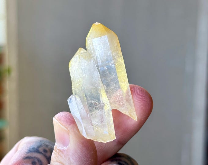 Mango Quartz With Orange Halloysite Inclusion, Tantric Twin, 28g, Crown ...