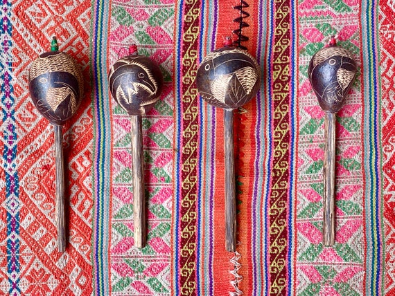 Shaman Rattles - HANAQPACHA