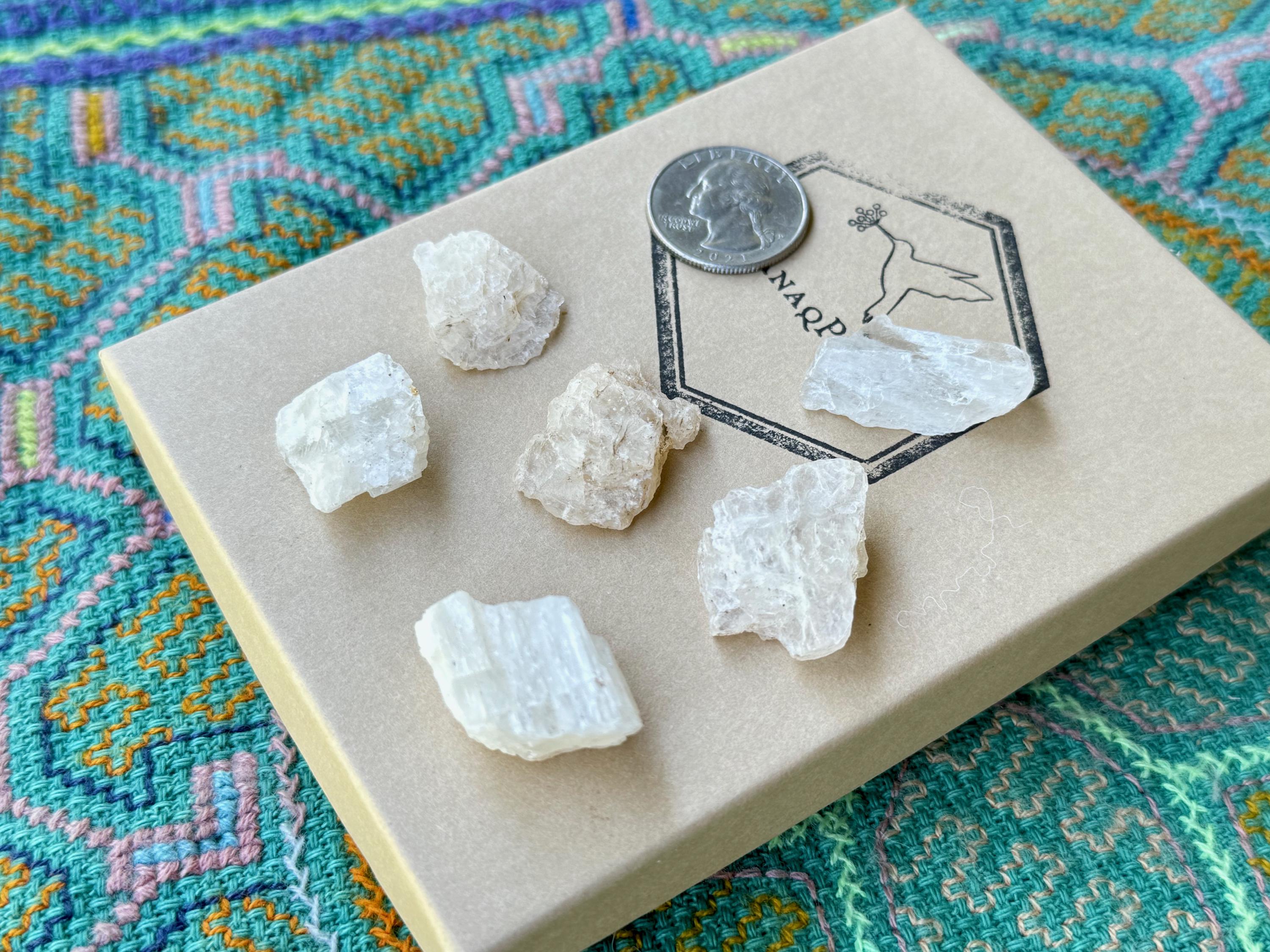 Petalite Crystal Lot, 6 Pieces, Old Find, Crystals for Crown Chakra ...