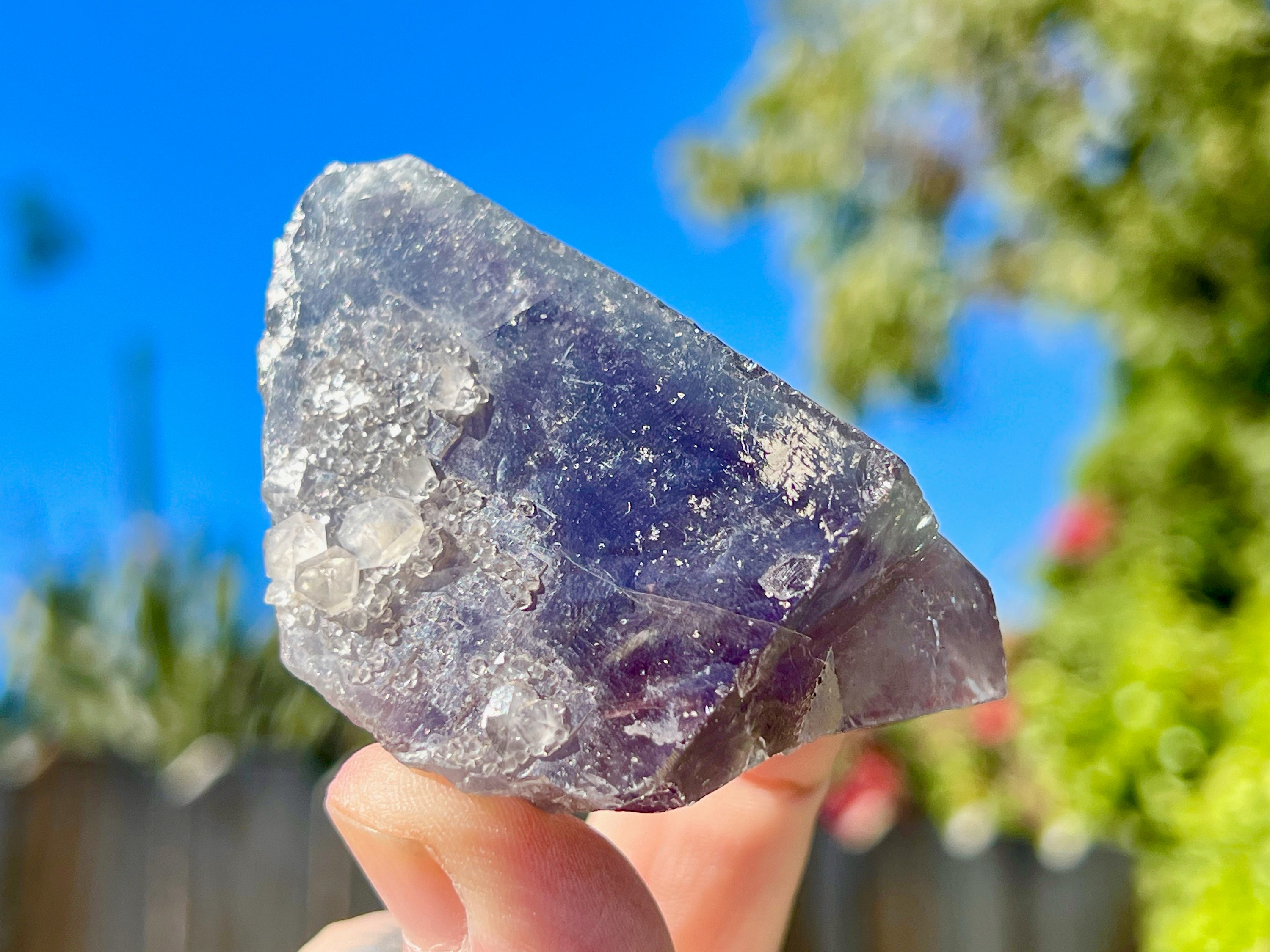 Nigerian Color Change Fluorite, Bicolor Purple Fluorite with Green ...