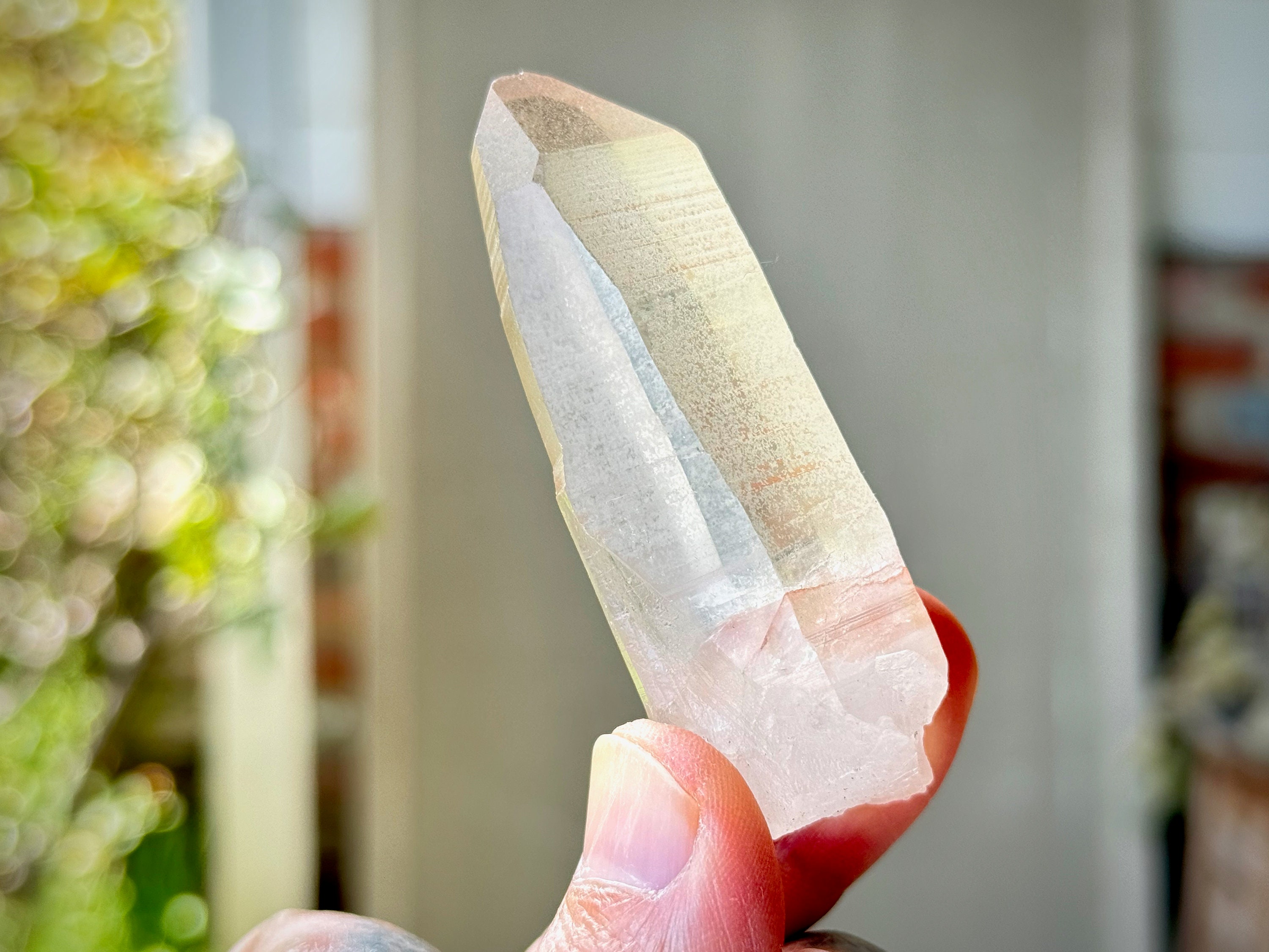Pink Lemurian Quartz with Beautiful Clarity and Gentle Pink Hue, New ...