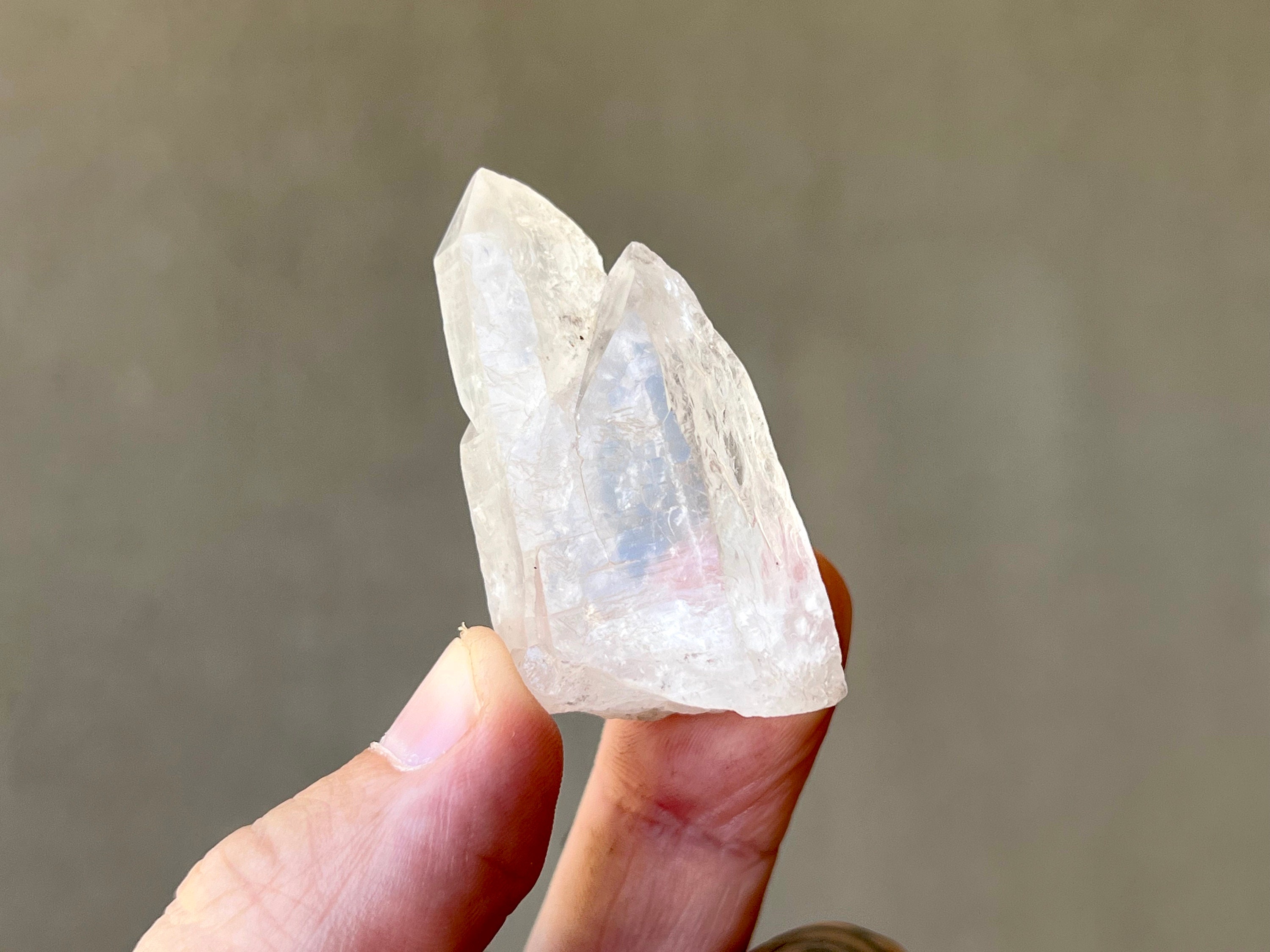 Lightning Strike Quartz Crystal, Tantric Twin, Rare Find, Amplify Prana ...
