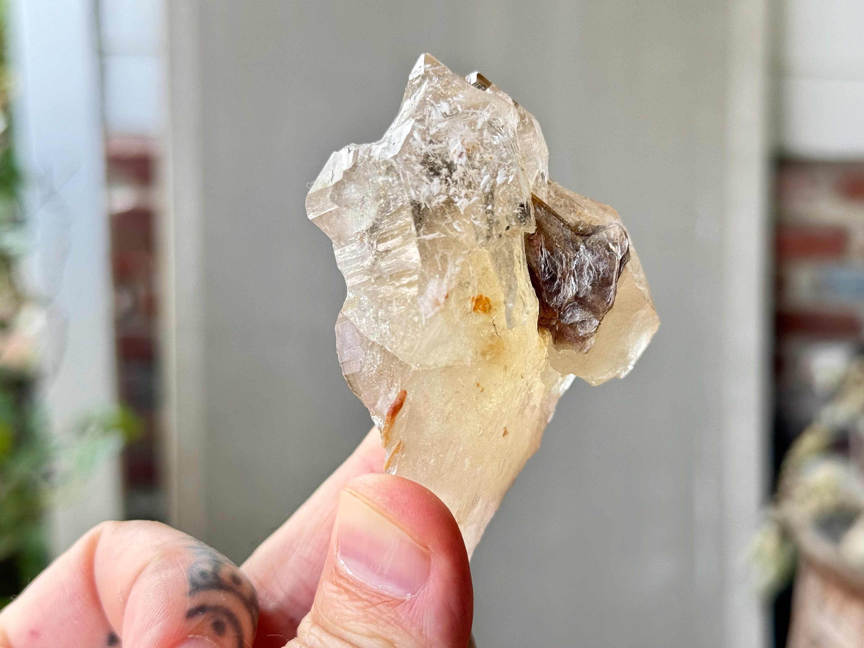 Elestial Citrine with Rare Rose Quartz Inclusion, Hand Selected from ...
