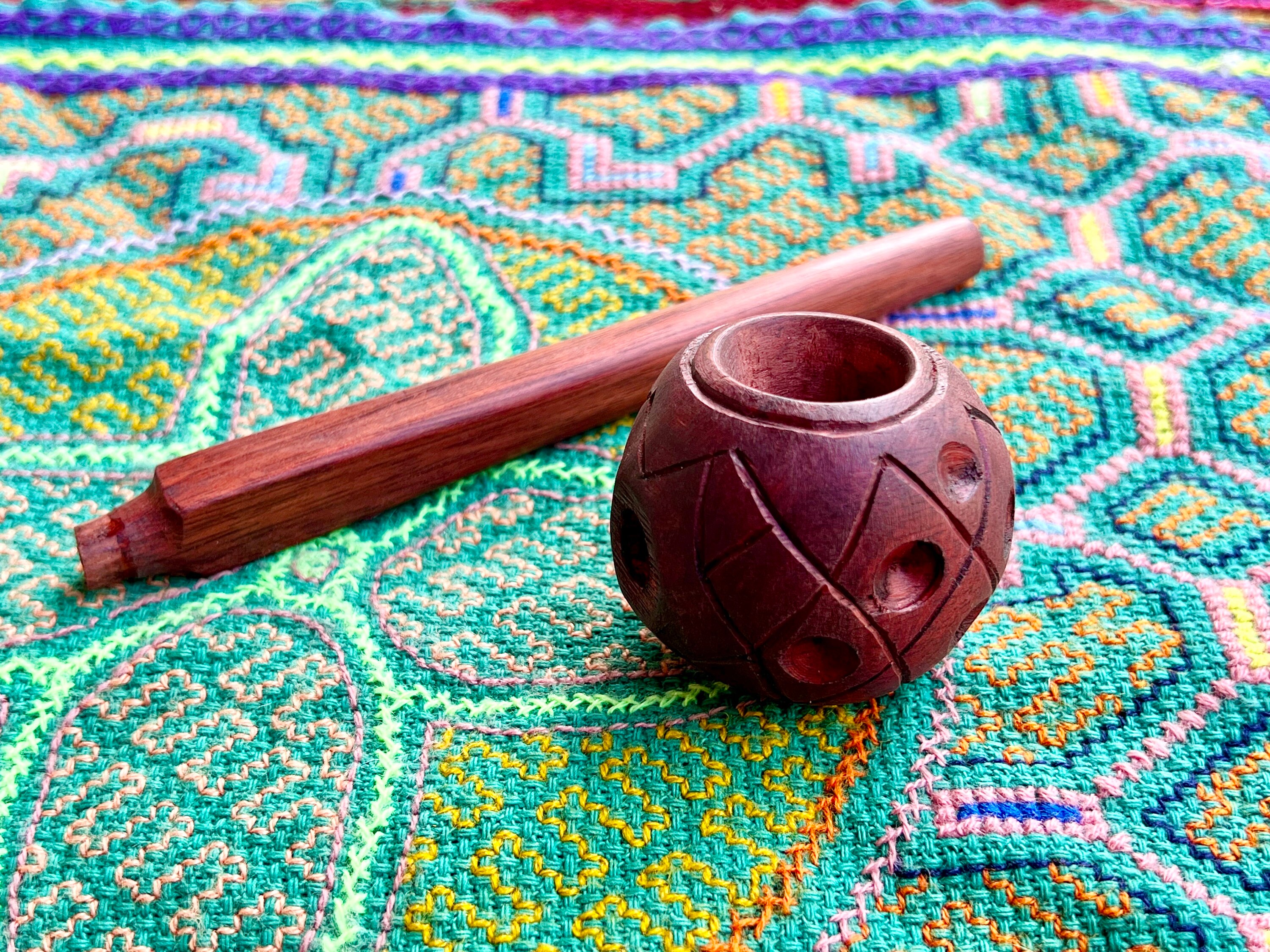 Mapacho Pipe by Maestro Luis Bocanegra, Traditional Mestizo Pipe, Solid ...