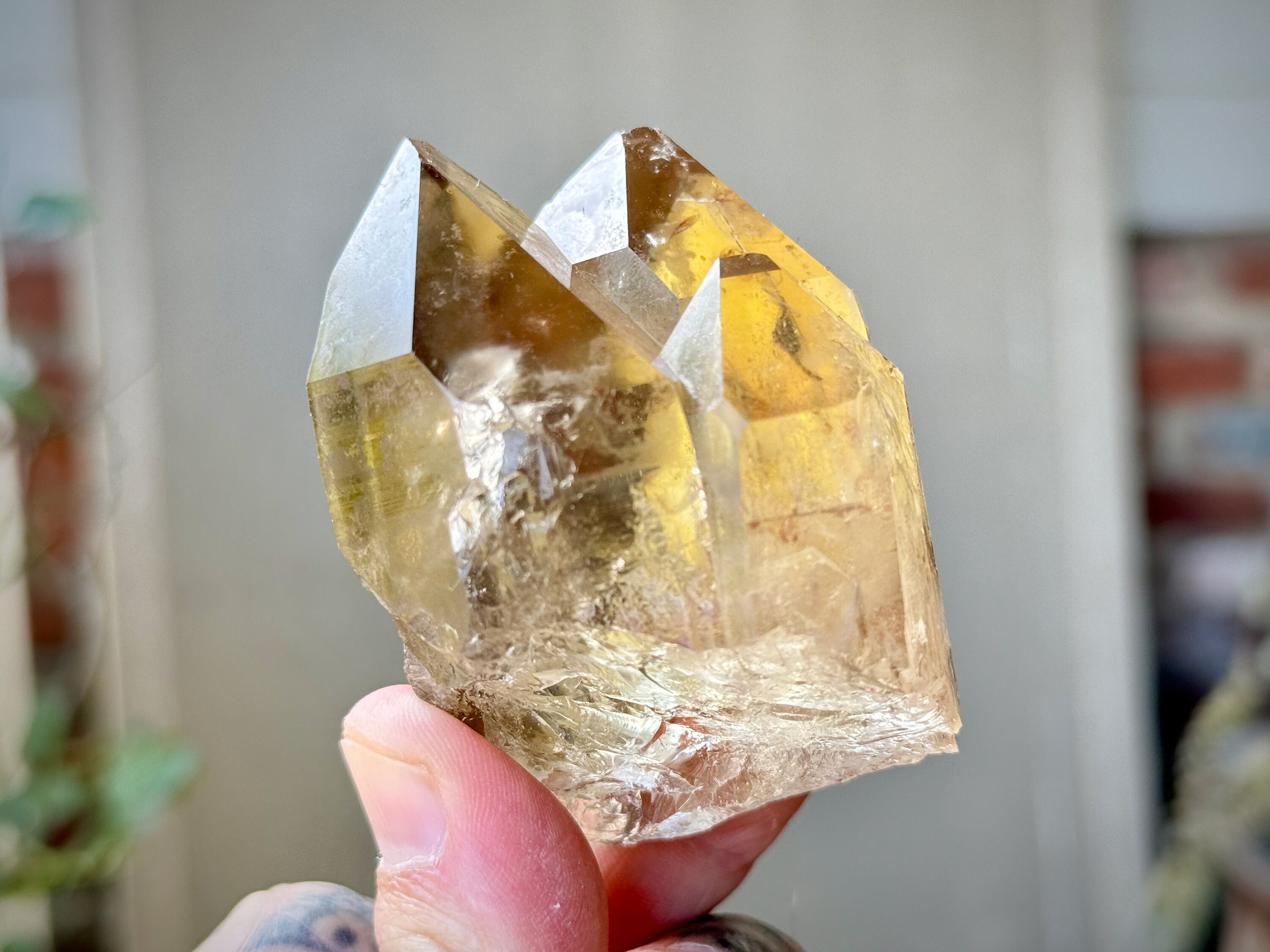 Natural Citrine with Vibrant Golden Hue, Triplet Family Formation, New ...