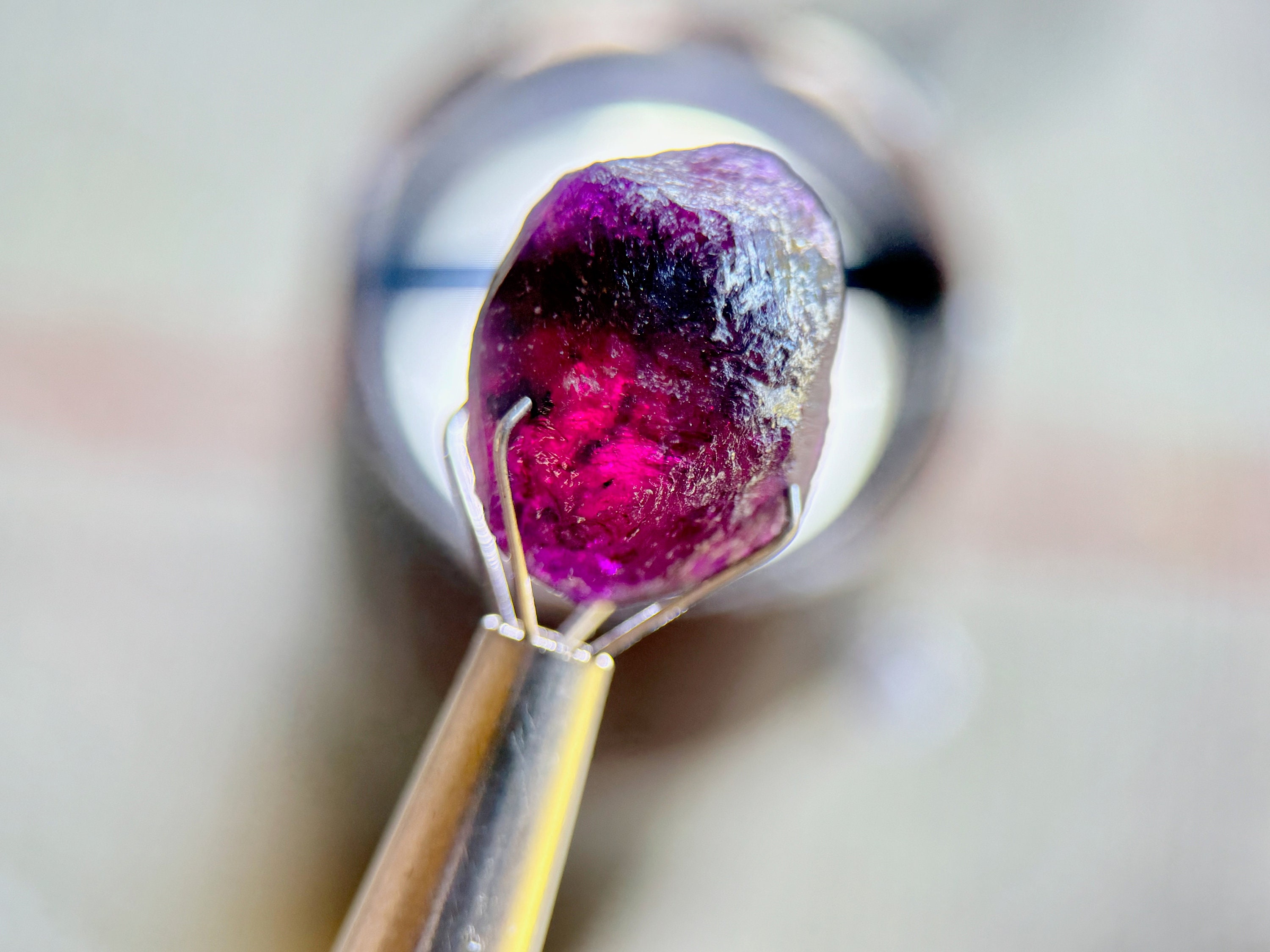 Almandine Red Garnet with Vibrant Red Wine Color, 5g, Old Find, Root ...